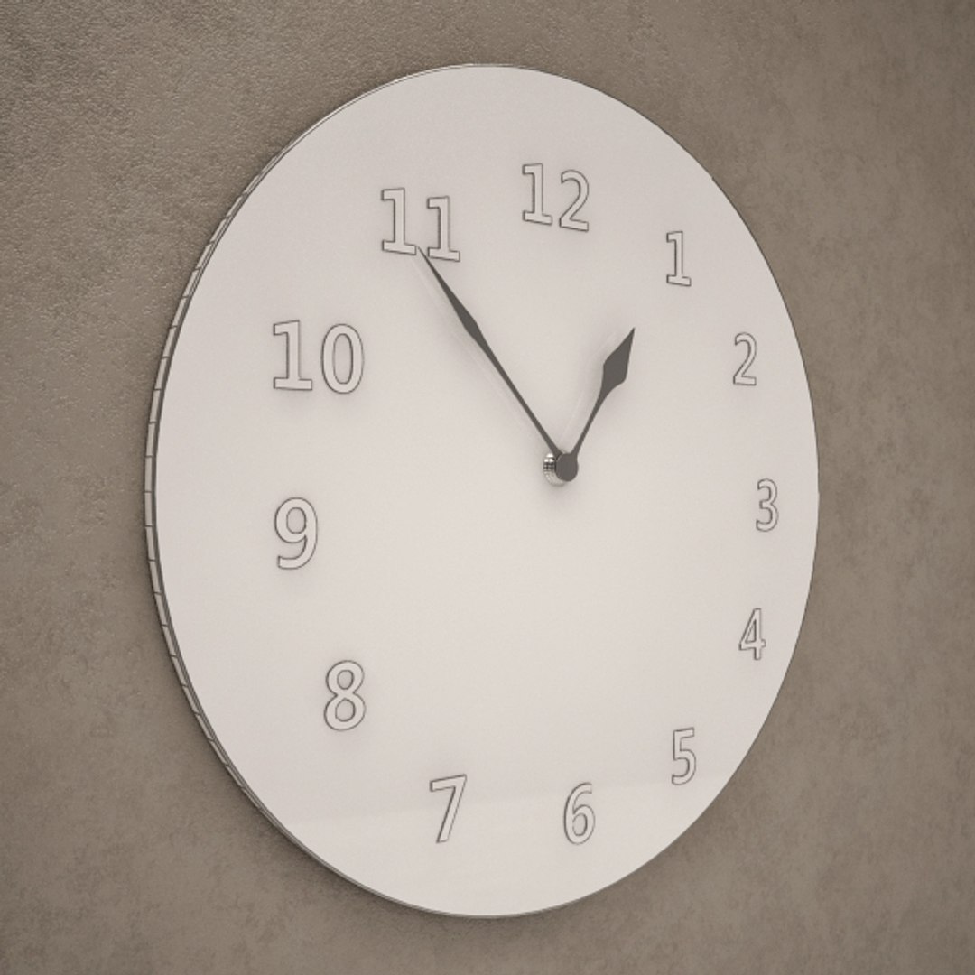 3d fxb wall clock model