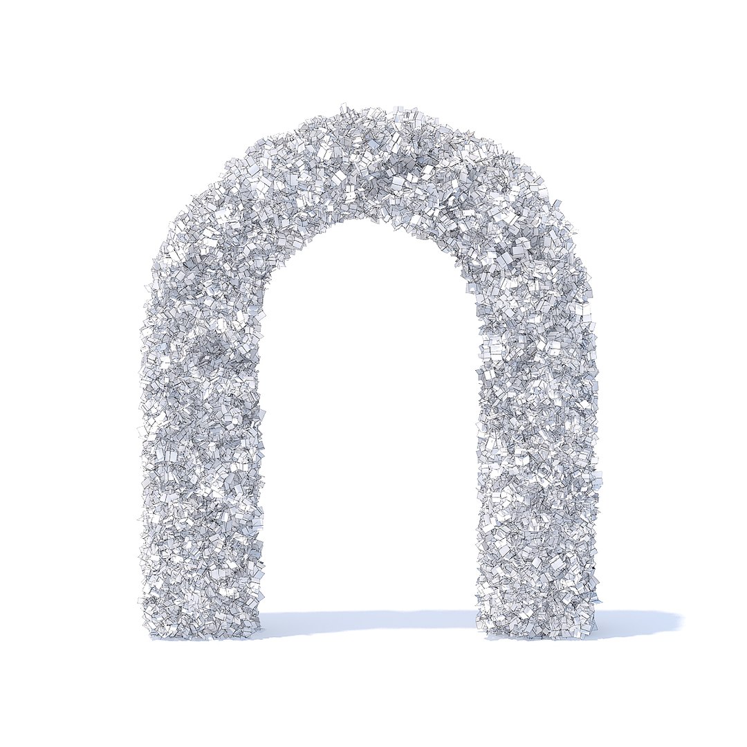 Arc shaped hedge 3D model - TurboSquid 1220802
