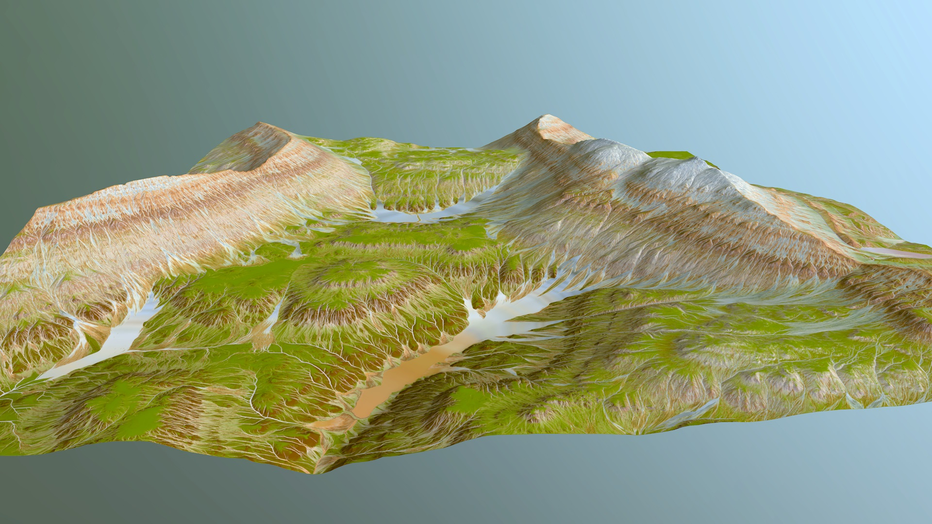 maya hills cliffs terrain