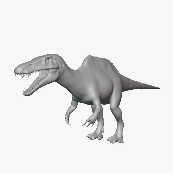 modelo 3d Sigilmassasaurus Basemesh Low Poly - TurboSquid 2107684
