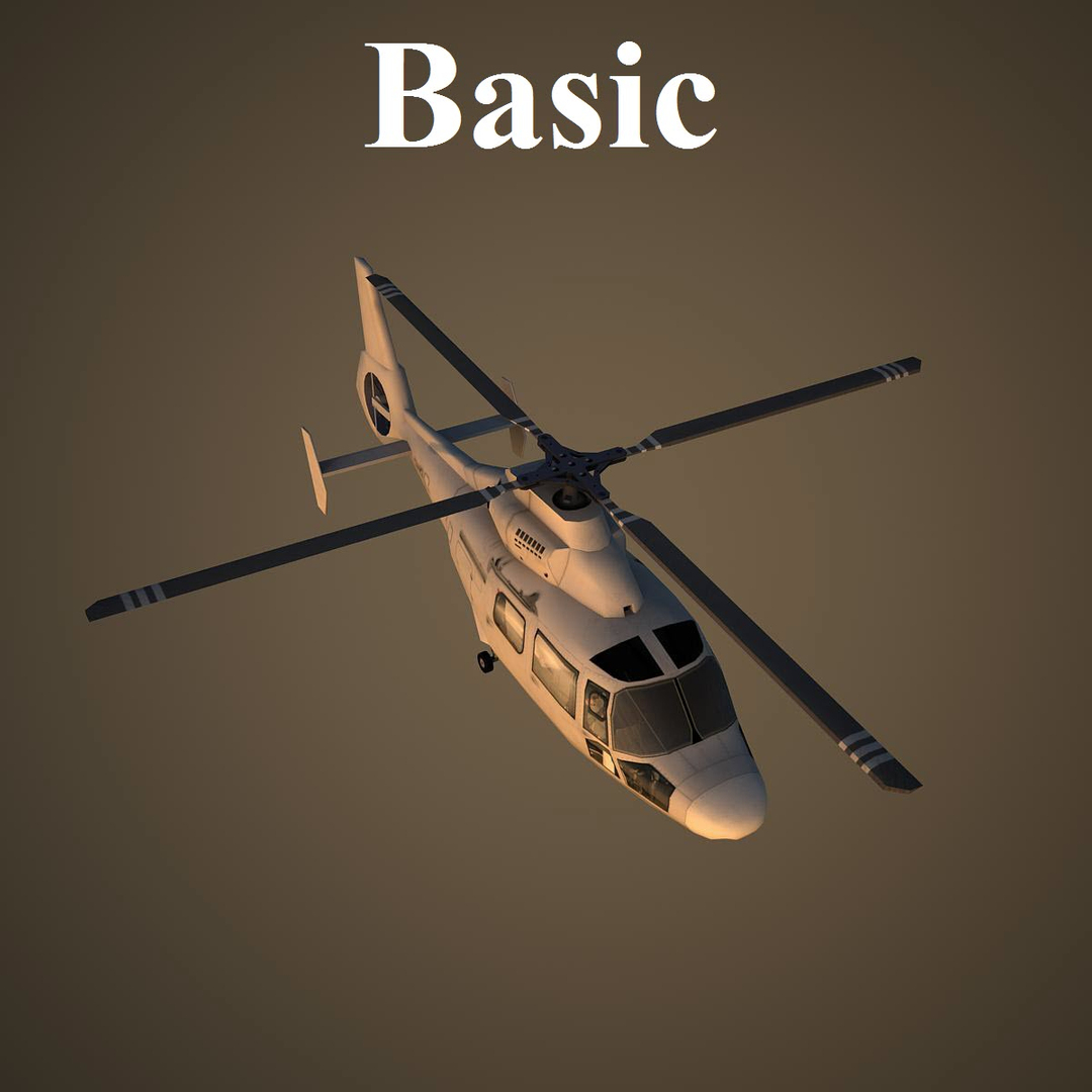 3d Aerospatiale As-365 Dauphin