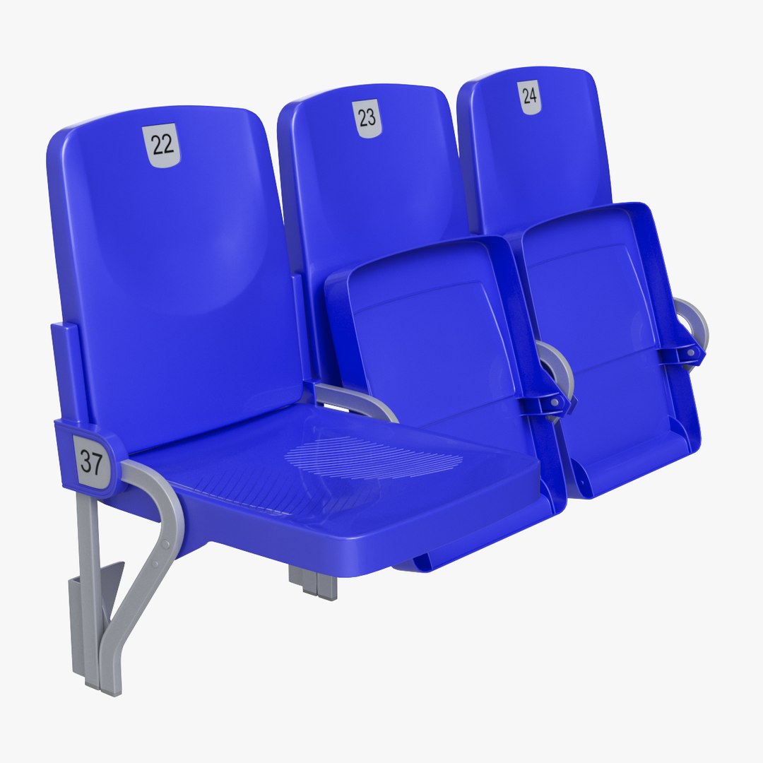 Stadium Seats Collection 3D model - TurboSquid 2156382