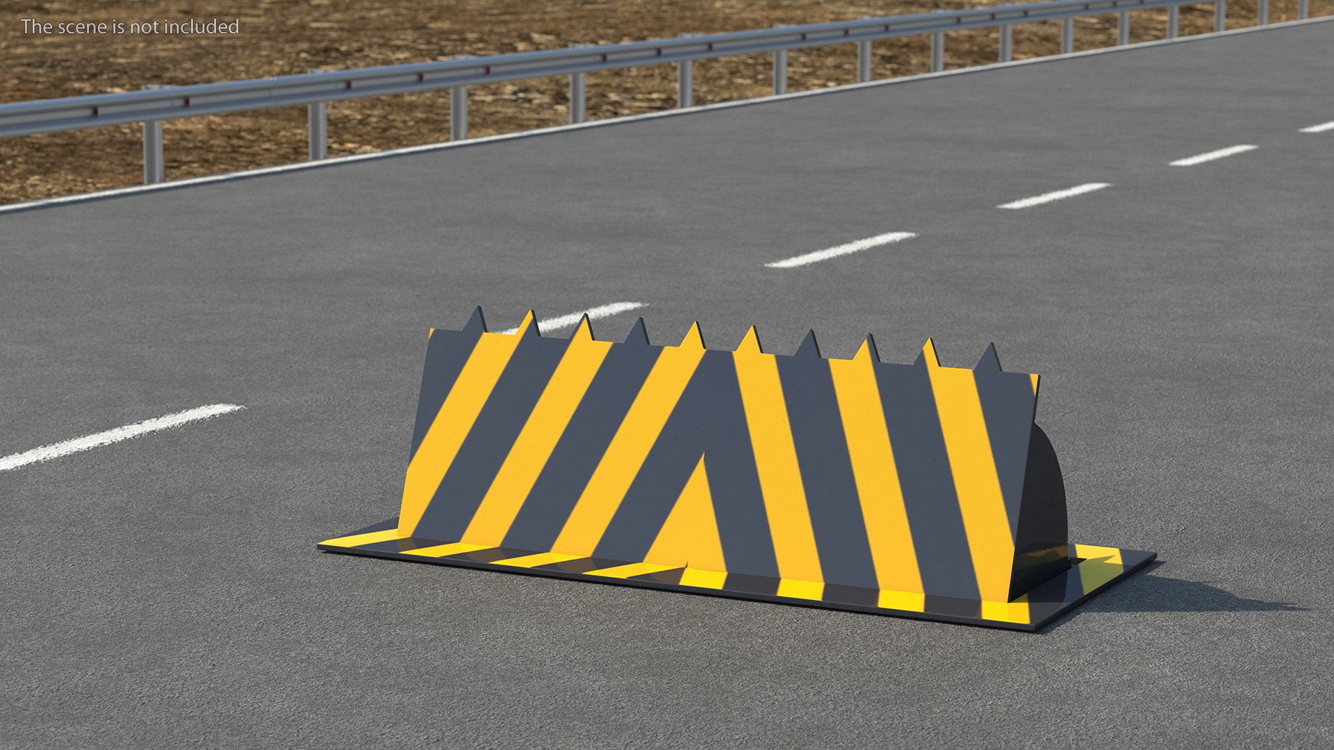 Road Blocker Small 3D Model - TurboSquid 1832871