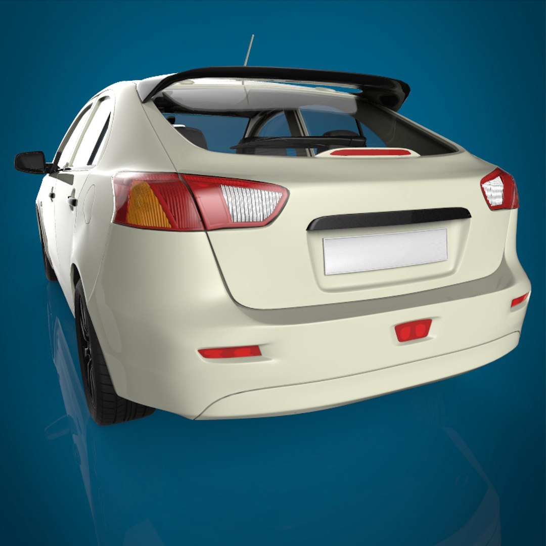 Sedan Car Materials 3D Model - TurboSquid 1386904