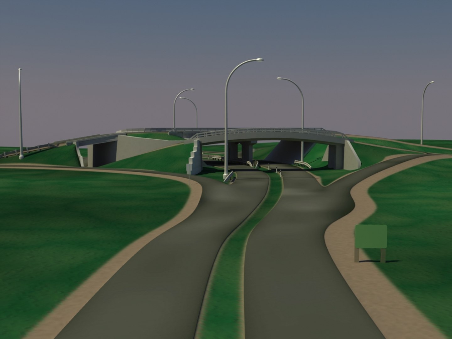 Lightwave Highway Overpass