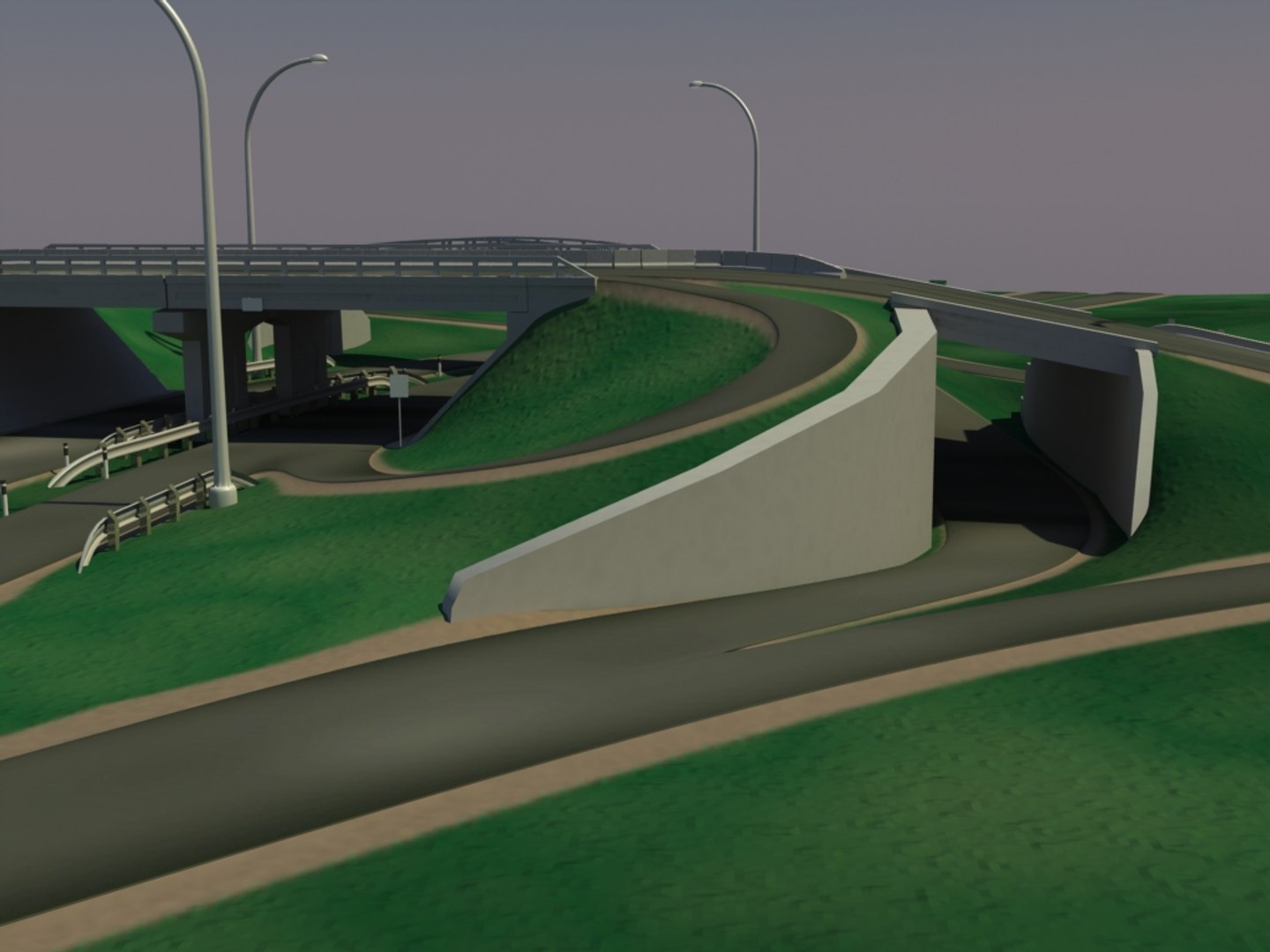 Lightwave Highway Overpass