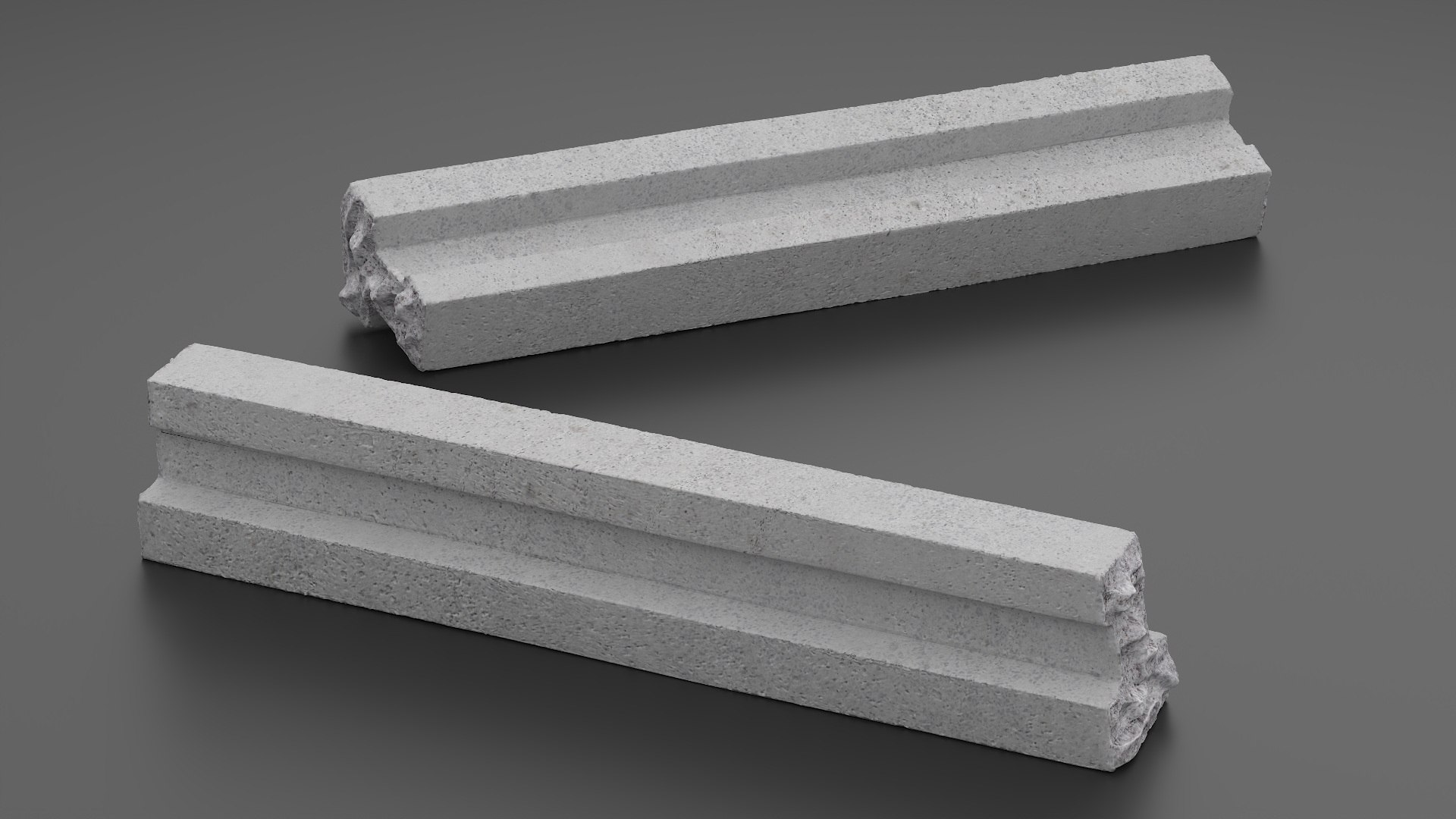 Concrete Floor T Beam 3D Model - TurboSquid 2303820