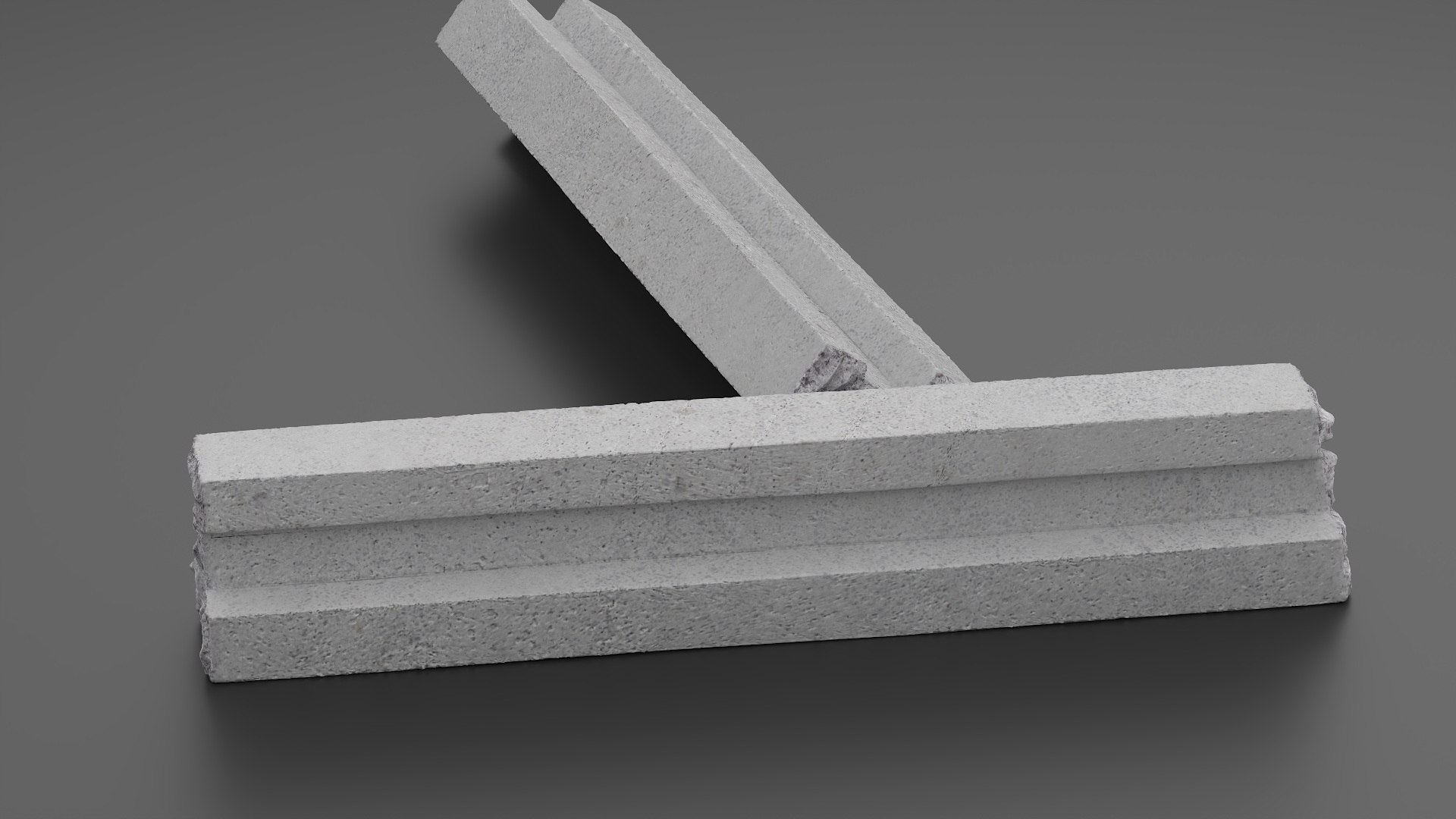 Concrete Floor T Beam 3D Model - TurboSquid 2303820