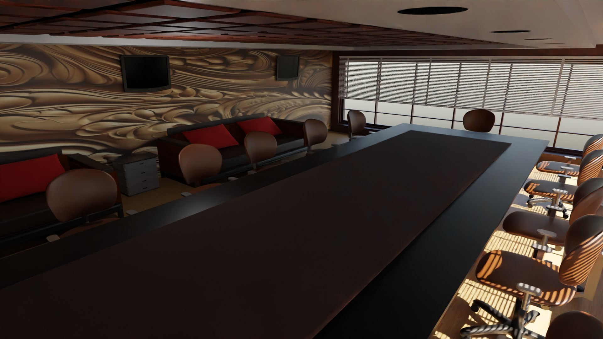 3D Board Room - TurboSquid 2159550