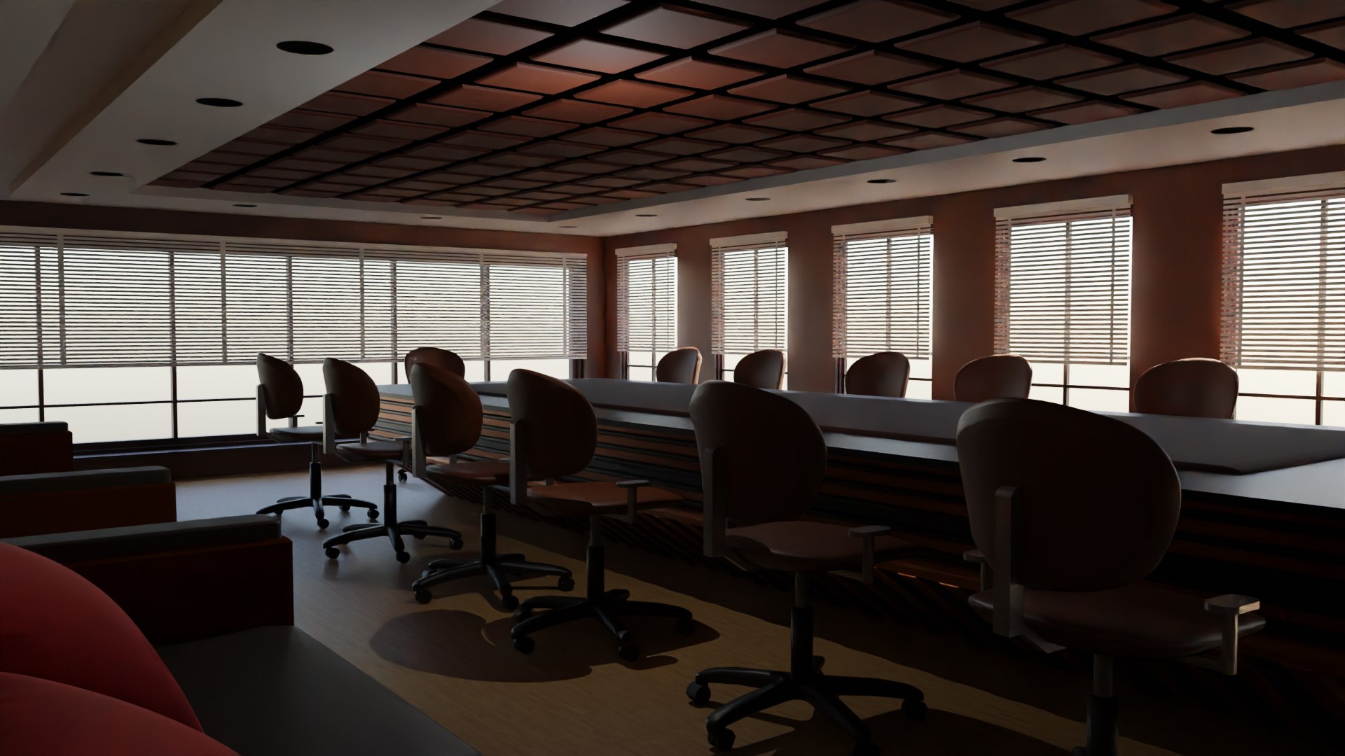 3D Board Room - TurboSquid 2159550
