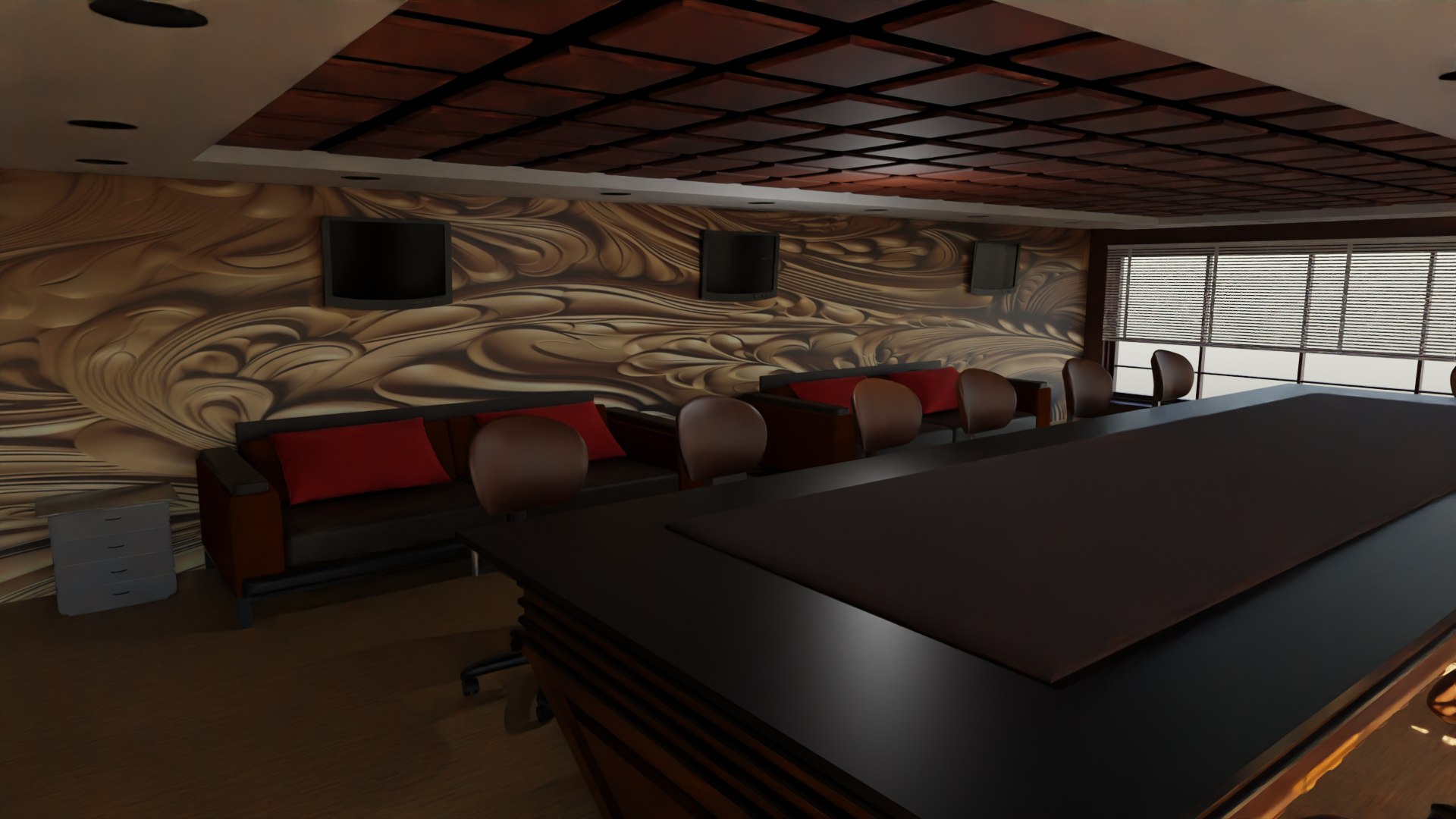 3D Board Room - TurboSquid 2159550