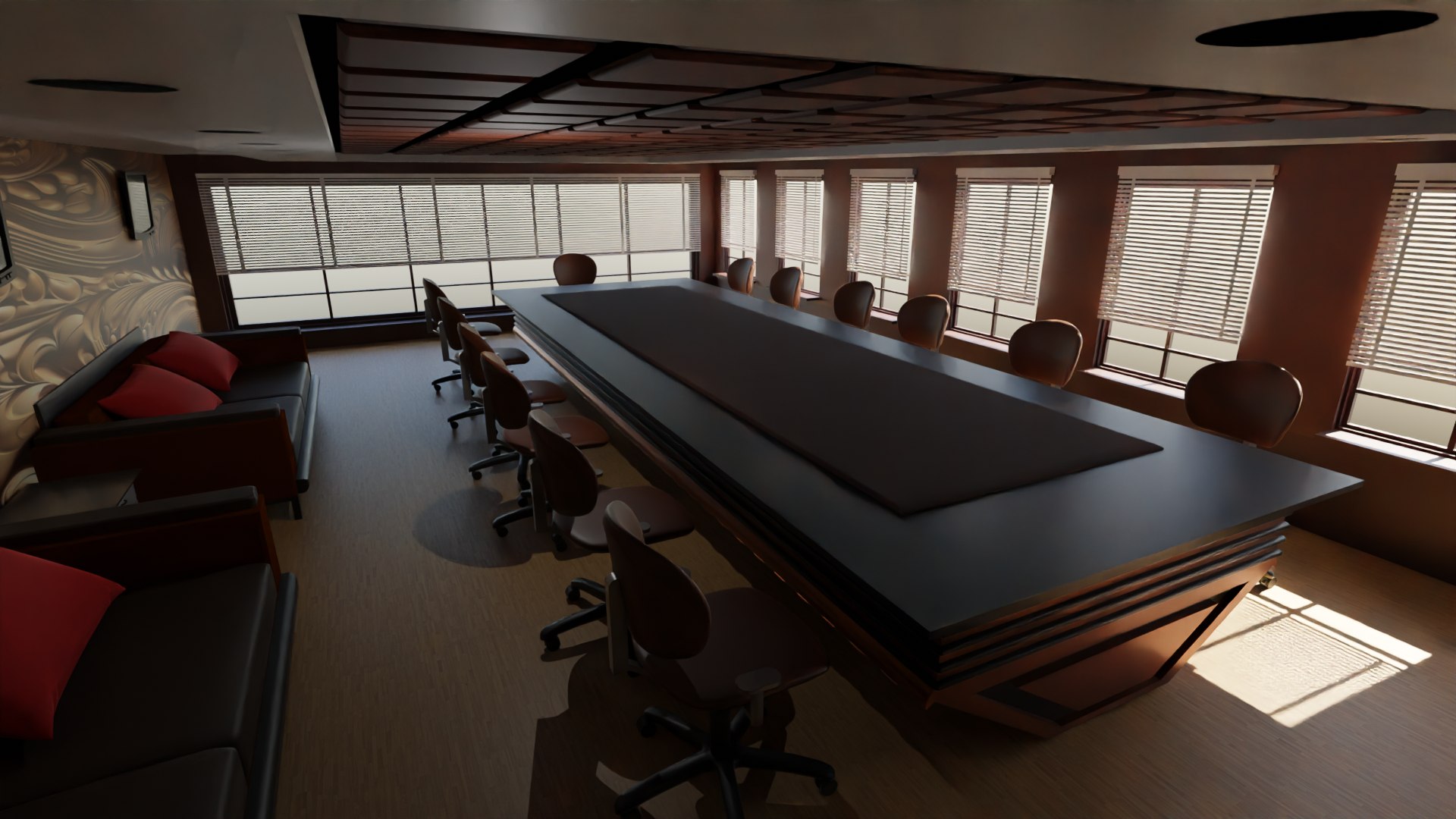 3D Board Room - TurboSquid 2159550