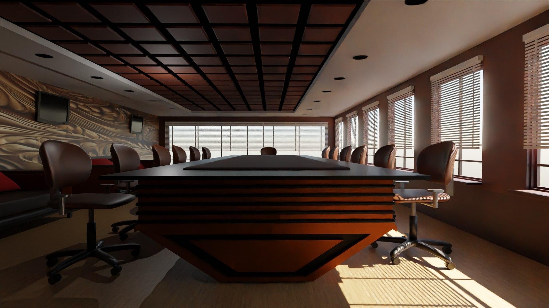 3D Board Room - TurboSquid 2159550