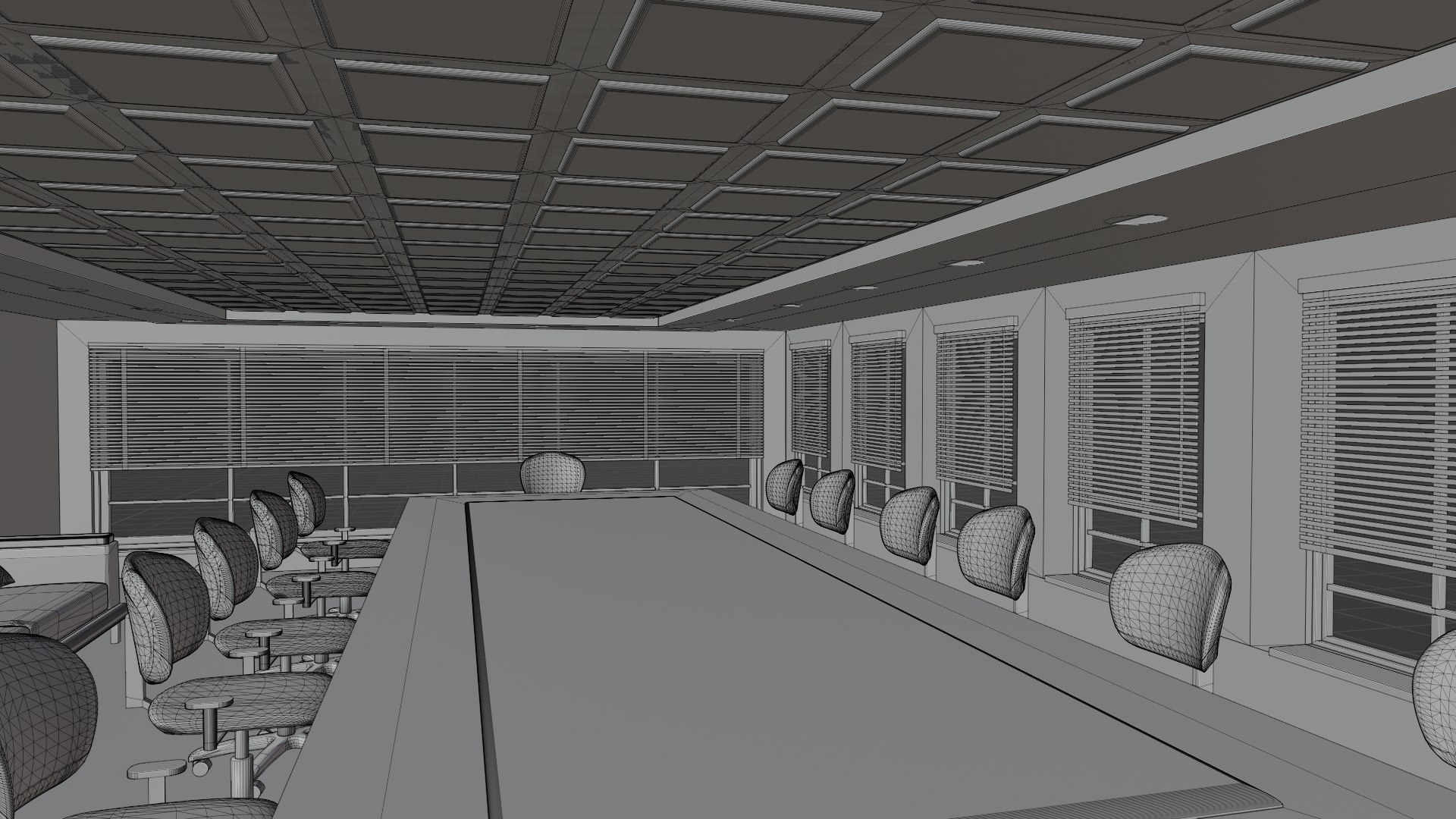 3D Board Room - TurboSquid 2159550
