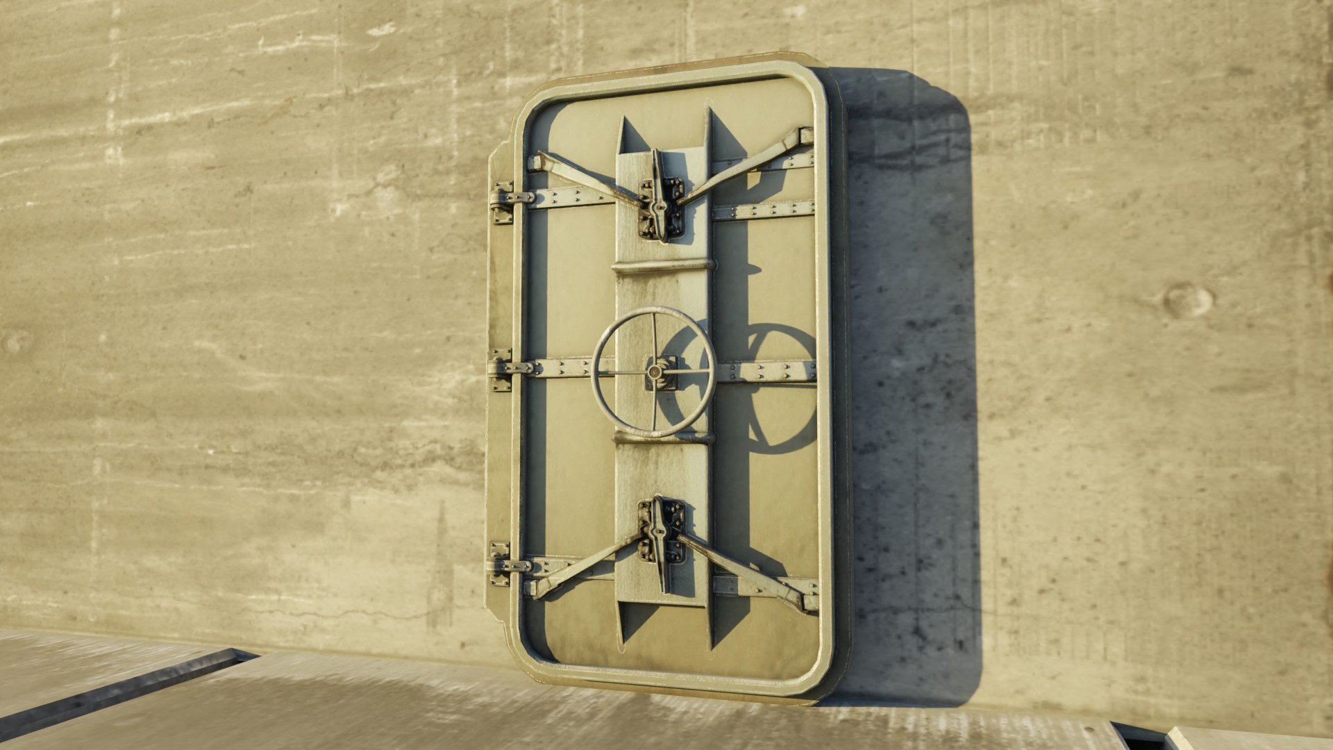 Bunker Door Model - TurboSquid 2122320