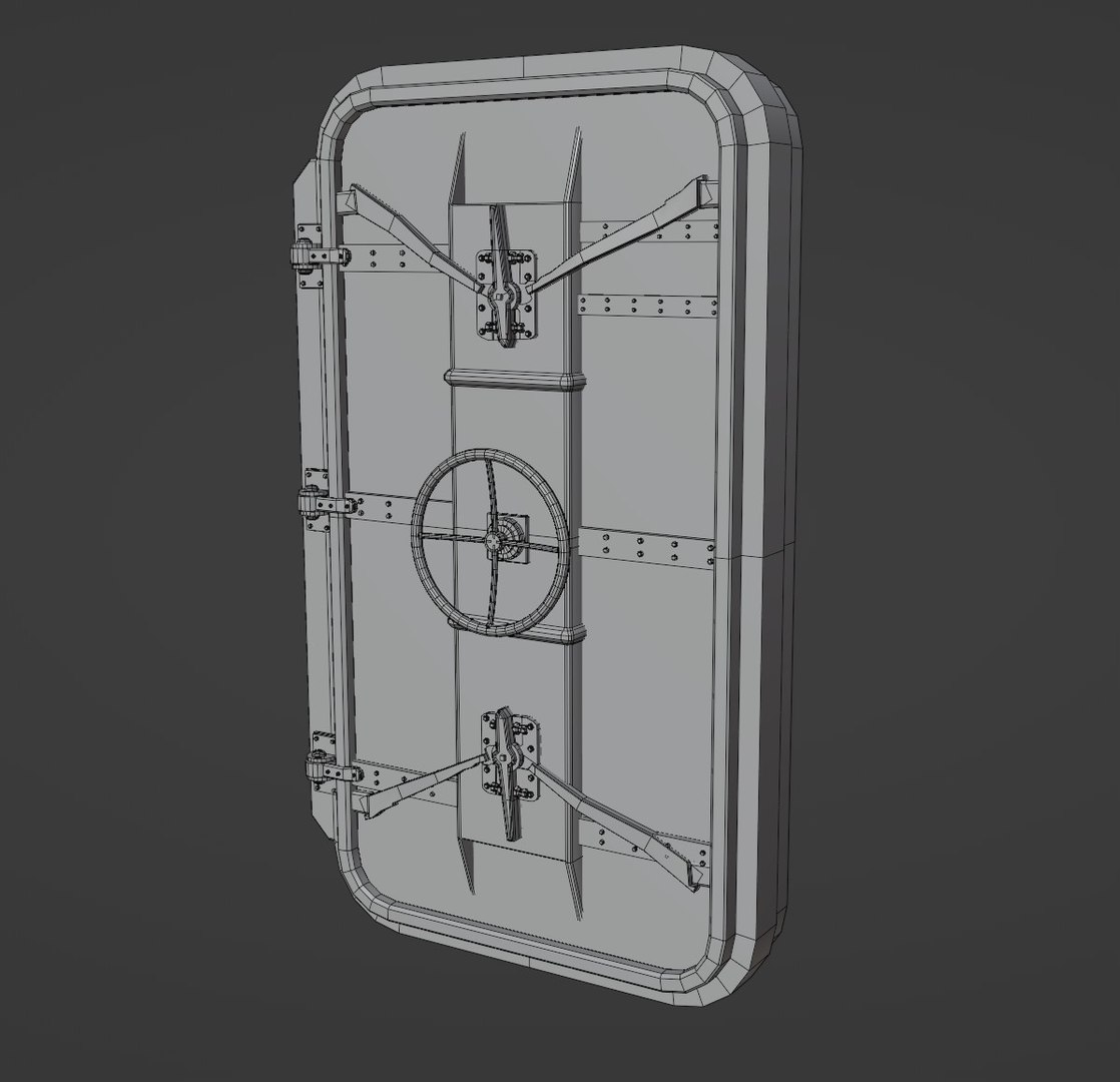 Bunker Door Model - TurboSquid 2122320
