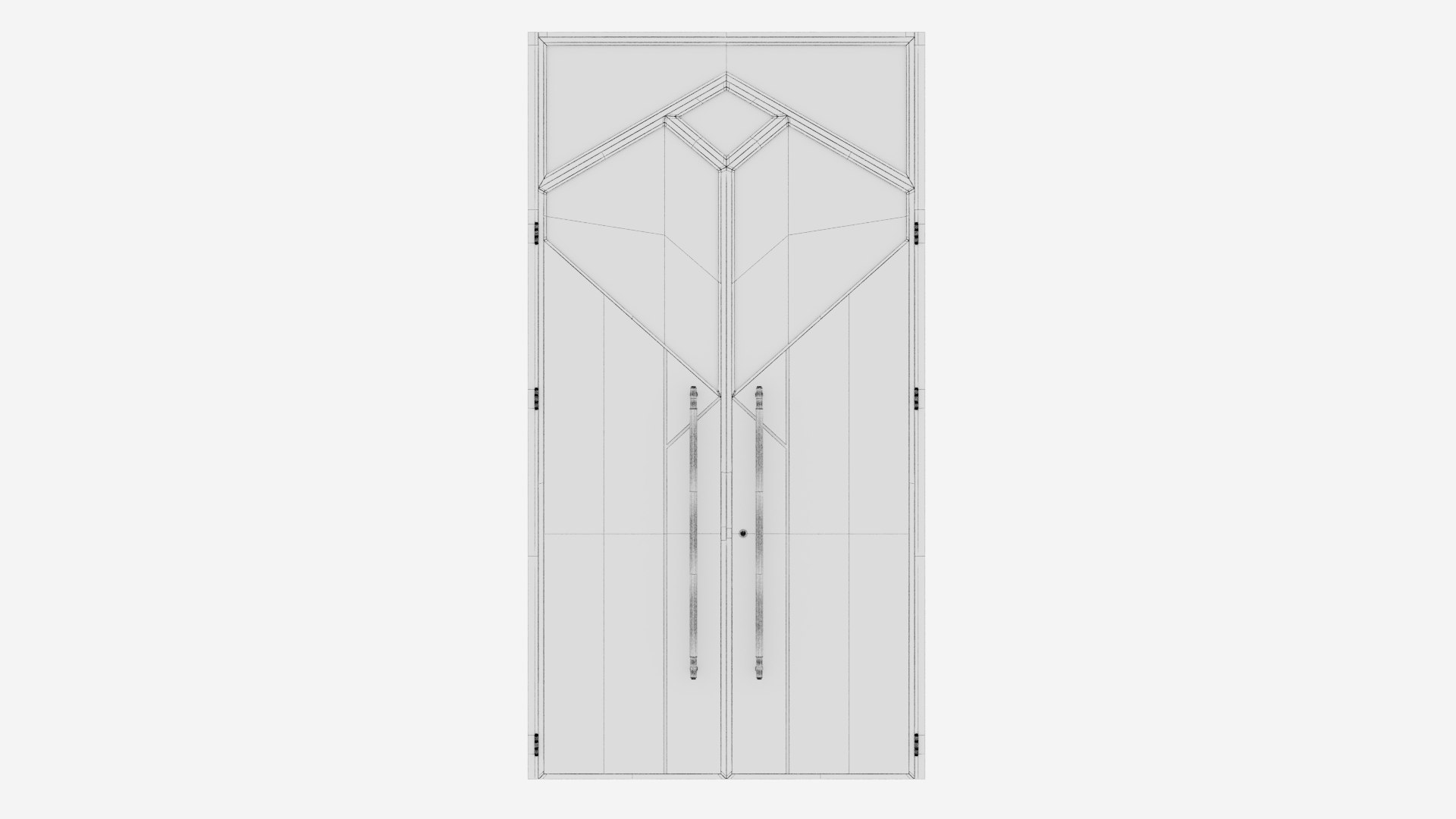Aluminium Door 345 3D Model - TurboSquid 2066498