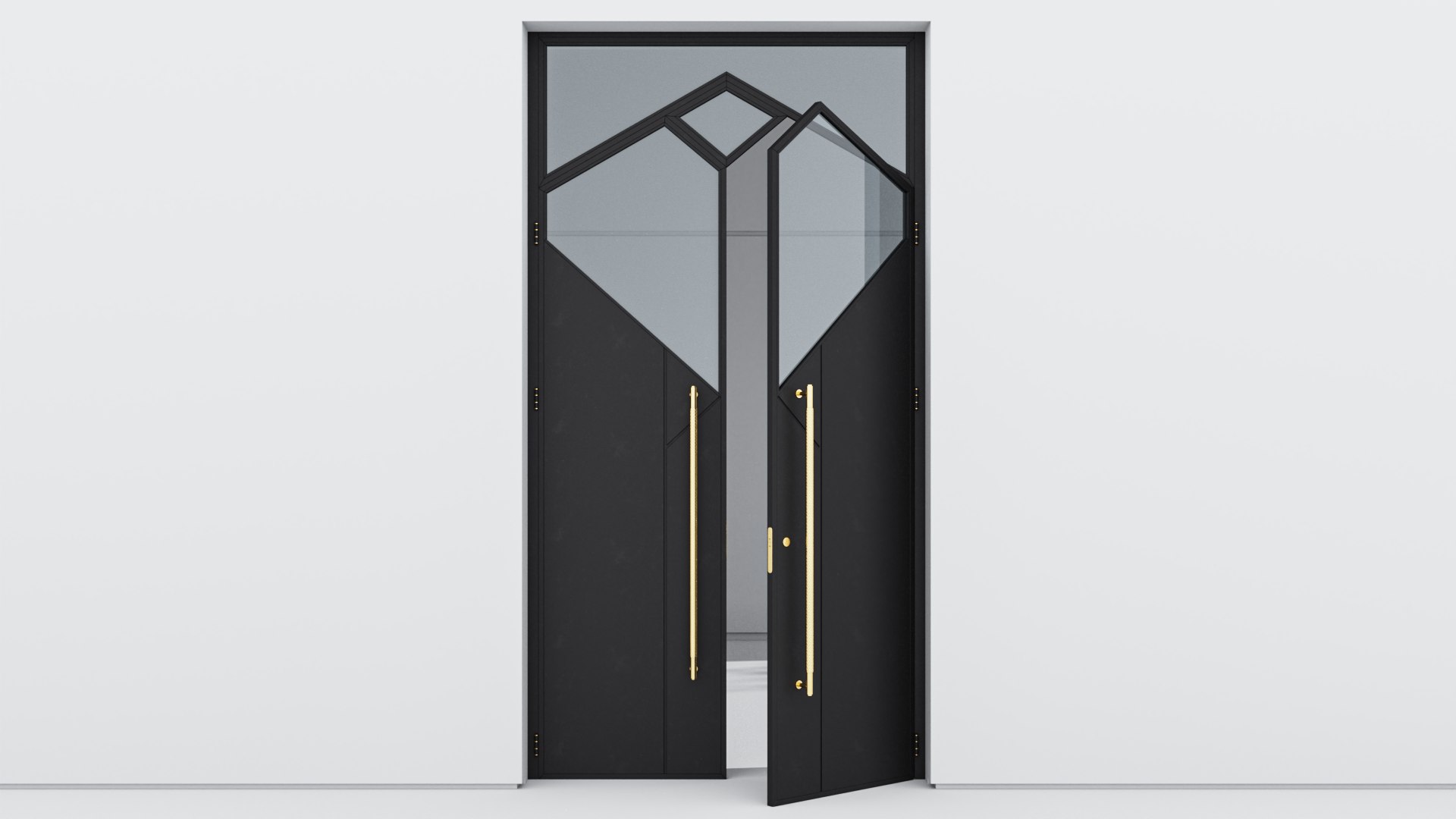 Aluminium Door 345 3D Model - TurboSquid 2066498