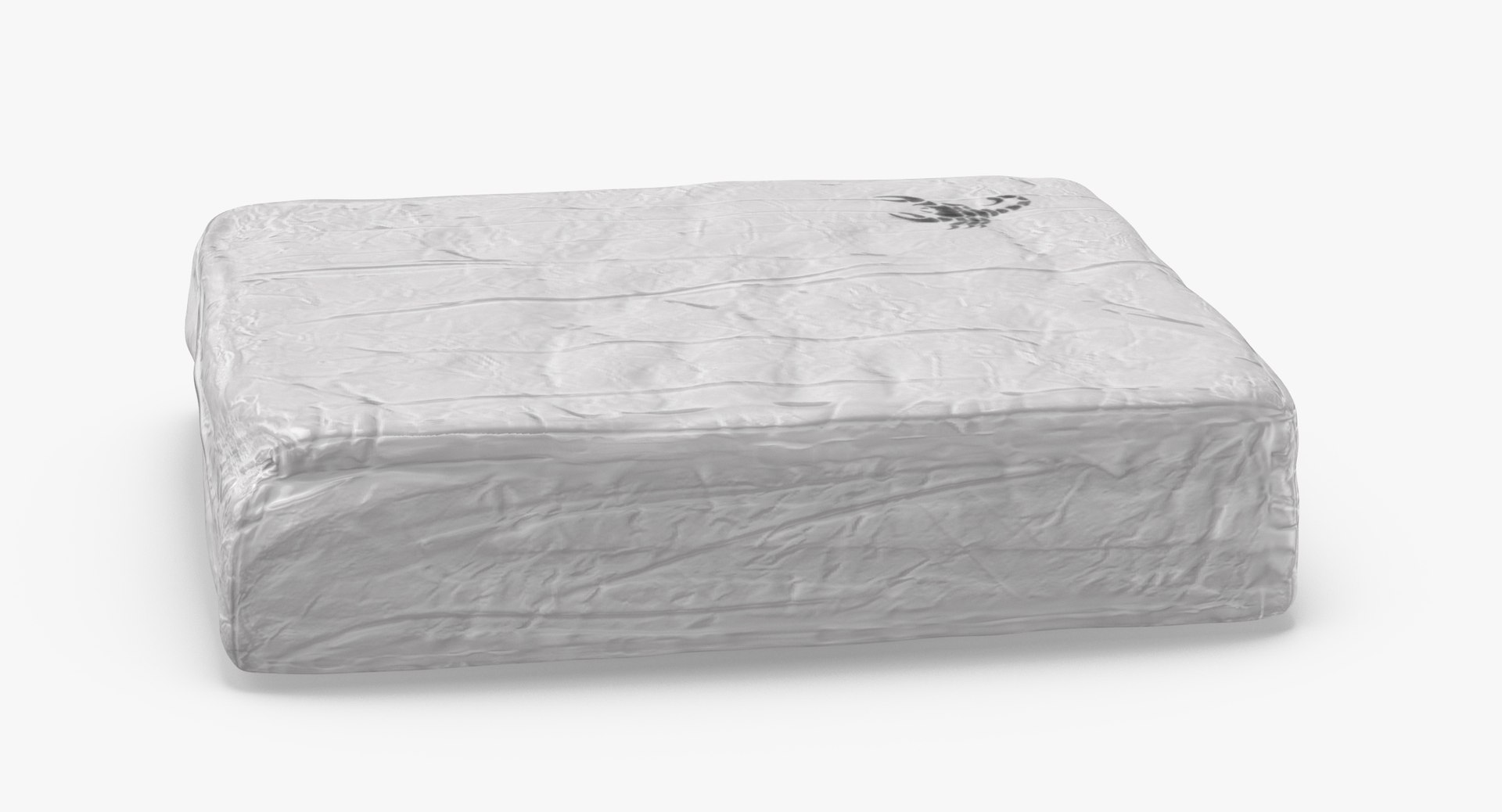 Large wrapped drug brick 3D model - TurboSquid 1149778