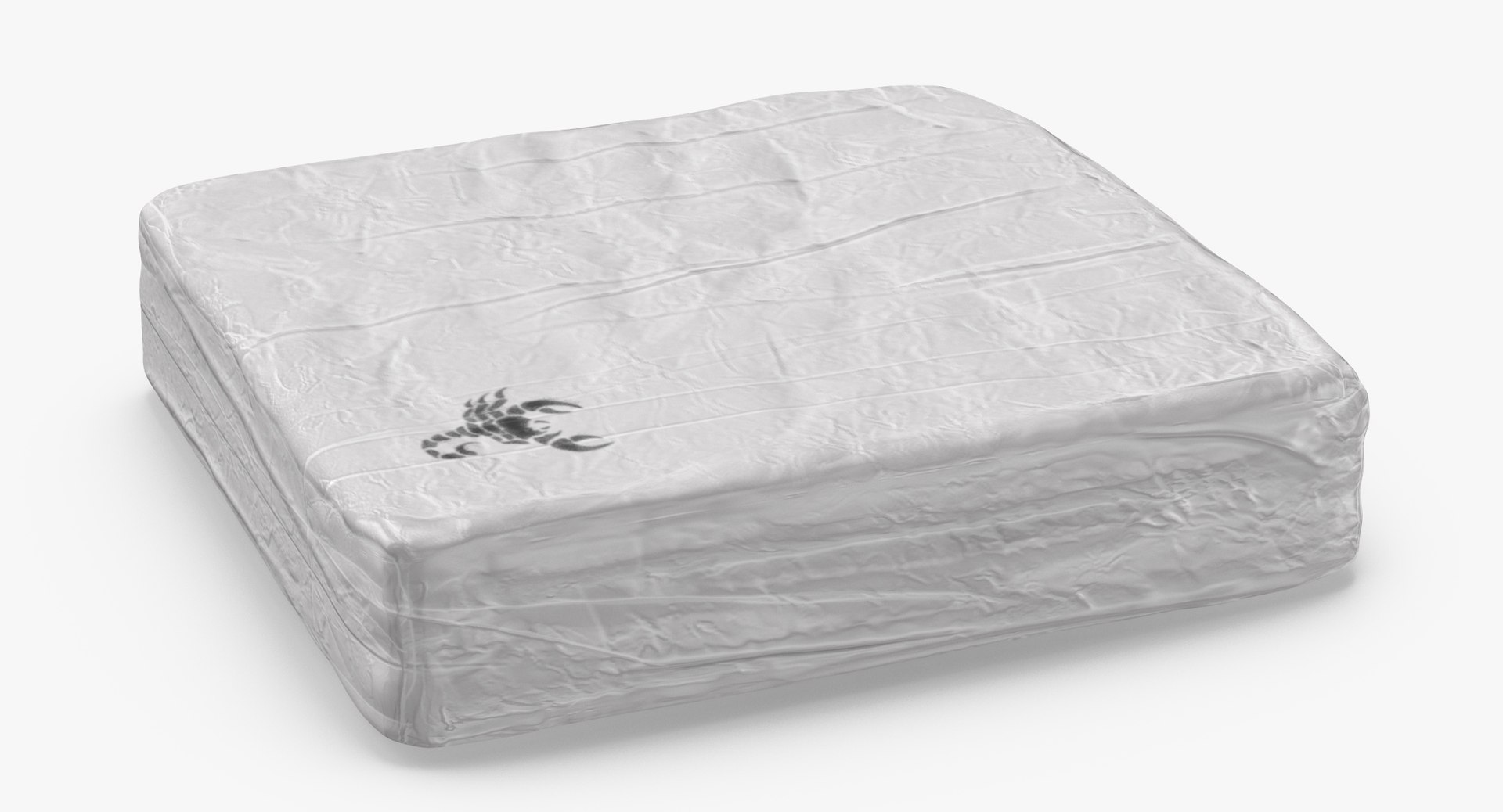 Large wrapped drug brick 3D model - TurboSquid 1149778