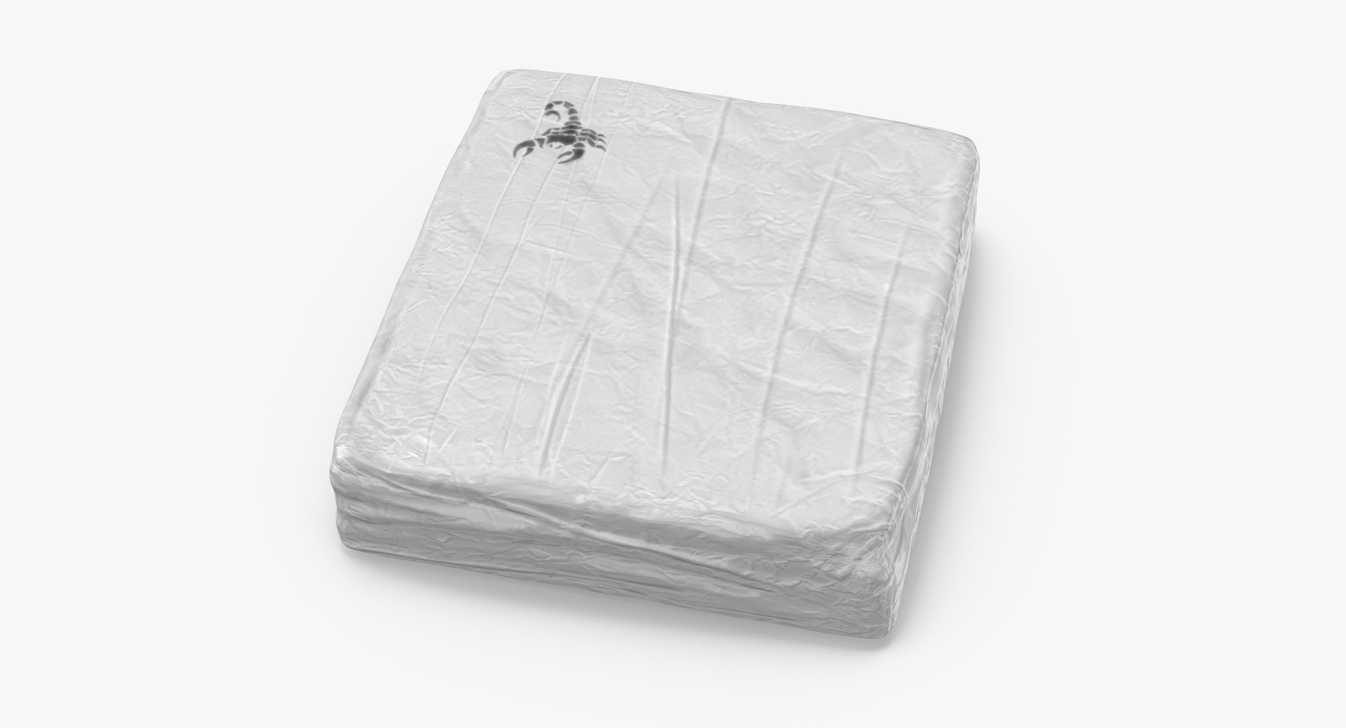 Large wrapped drug brick 3D model - TurboSquid 1149778