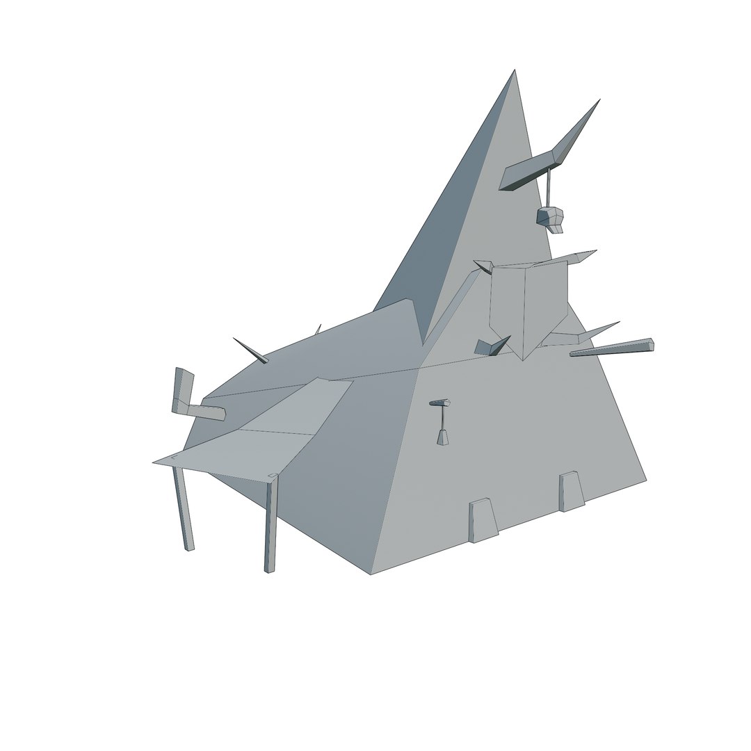 Hut Of The Barbarian Hunter Low-poly 3D Model 3D Model - TurboSquid 1787420
