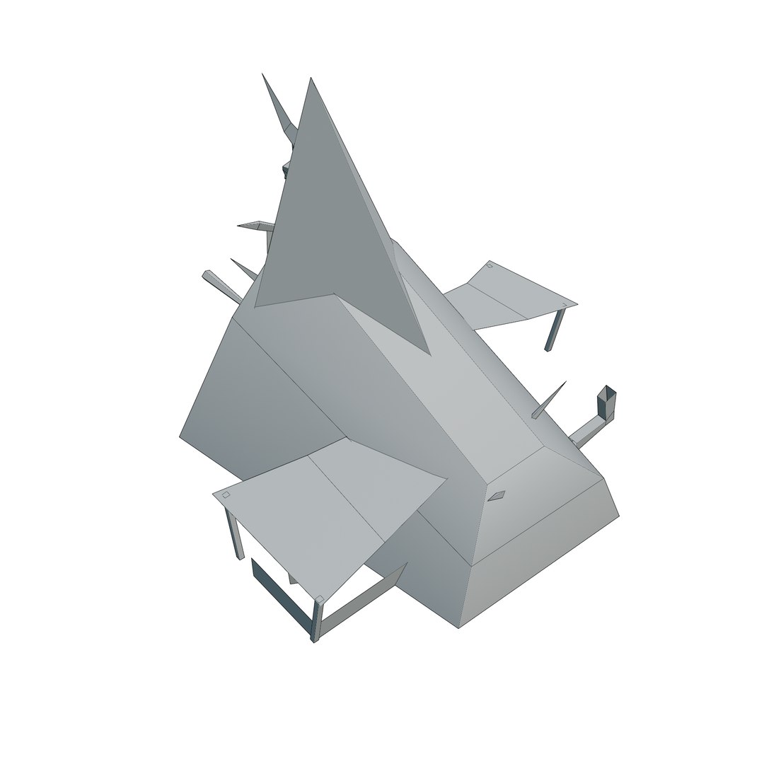 Hut Of The Barbarian Hunter Low-poly 3D Model 3D Model - TurboSquid 1787420