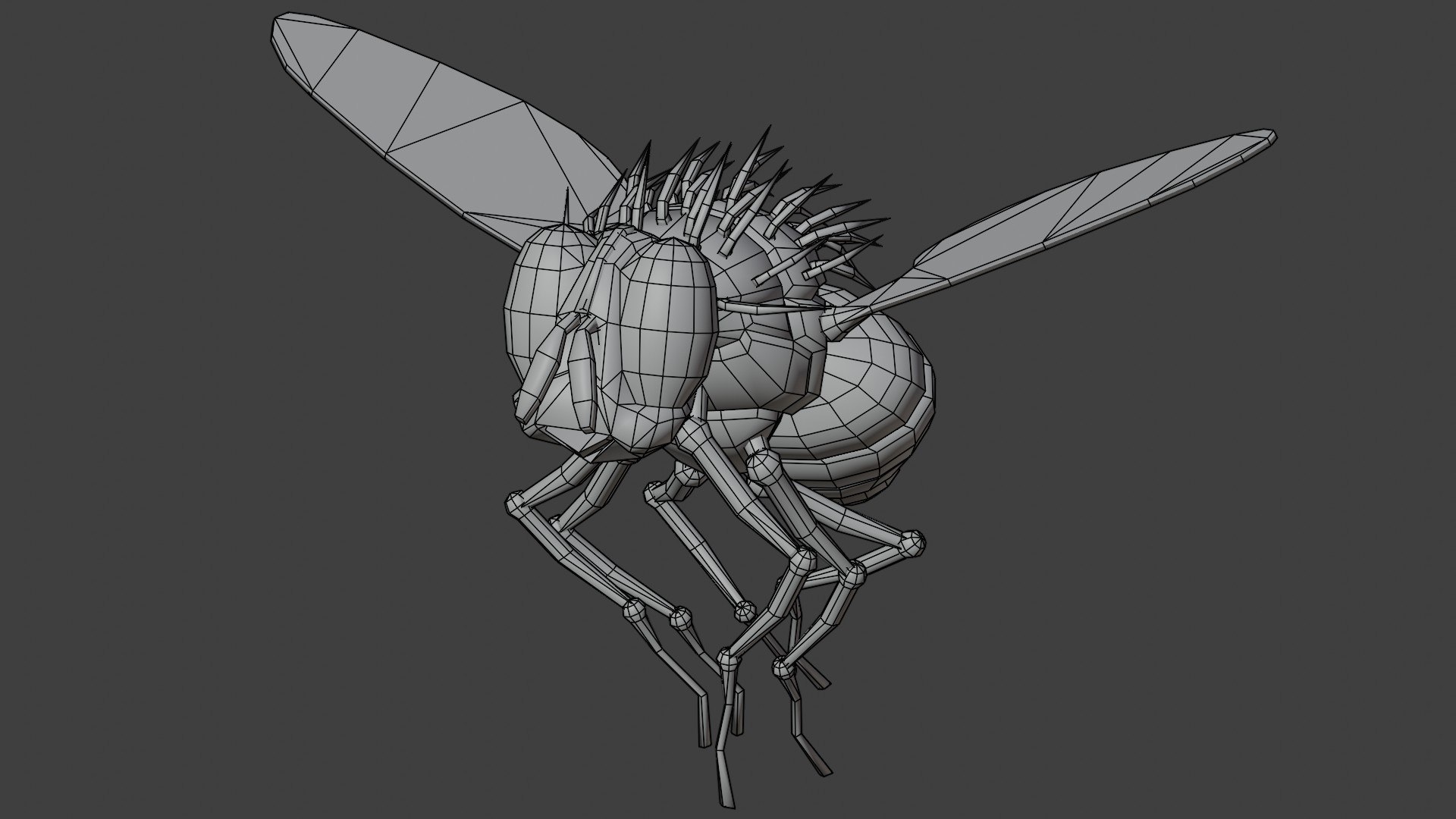 3D Green Fly Loop Animation - TurboSquid 1630852