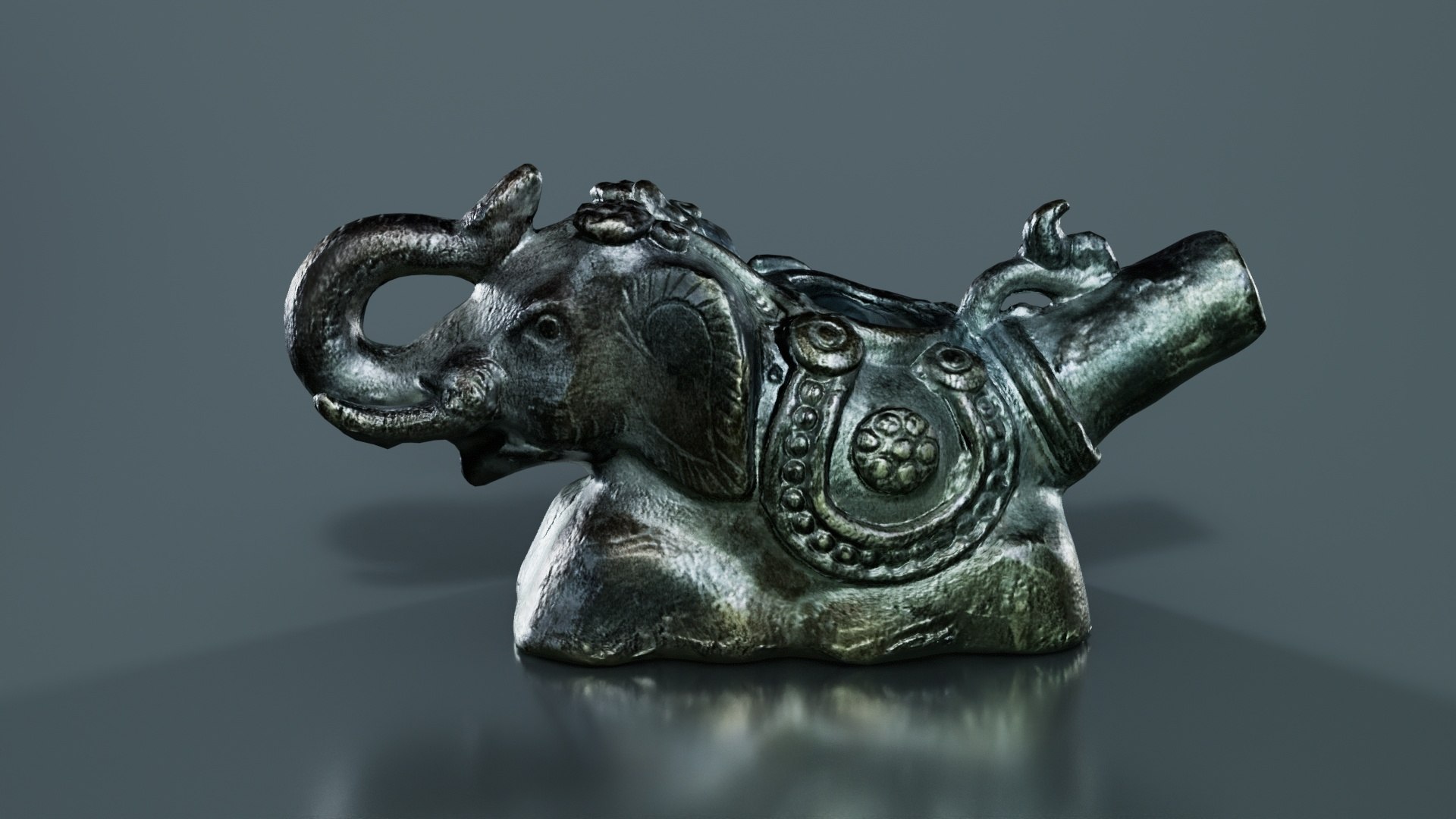 3D Elephant Pipe Remastered Model - TurboSquid 2363514