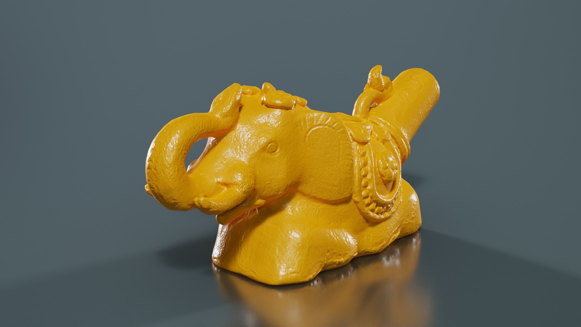 3D Elephant Pipe Remastered Model - TurboSquid 2363514