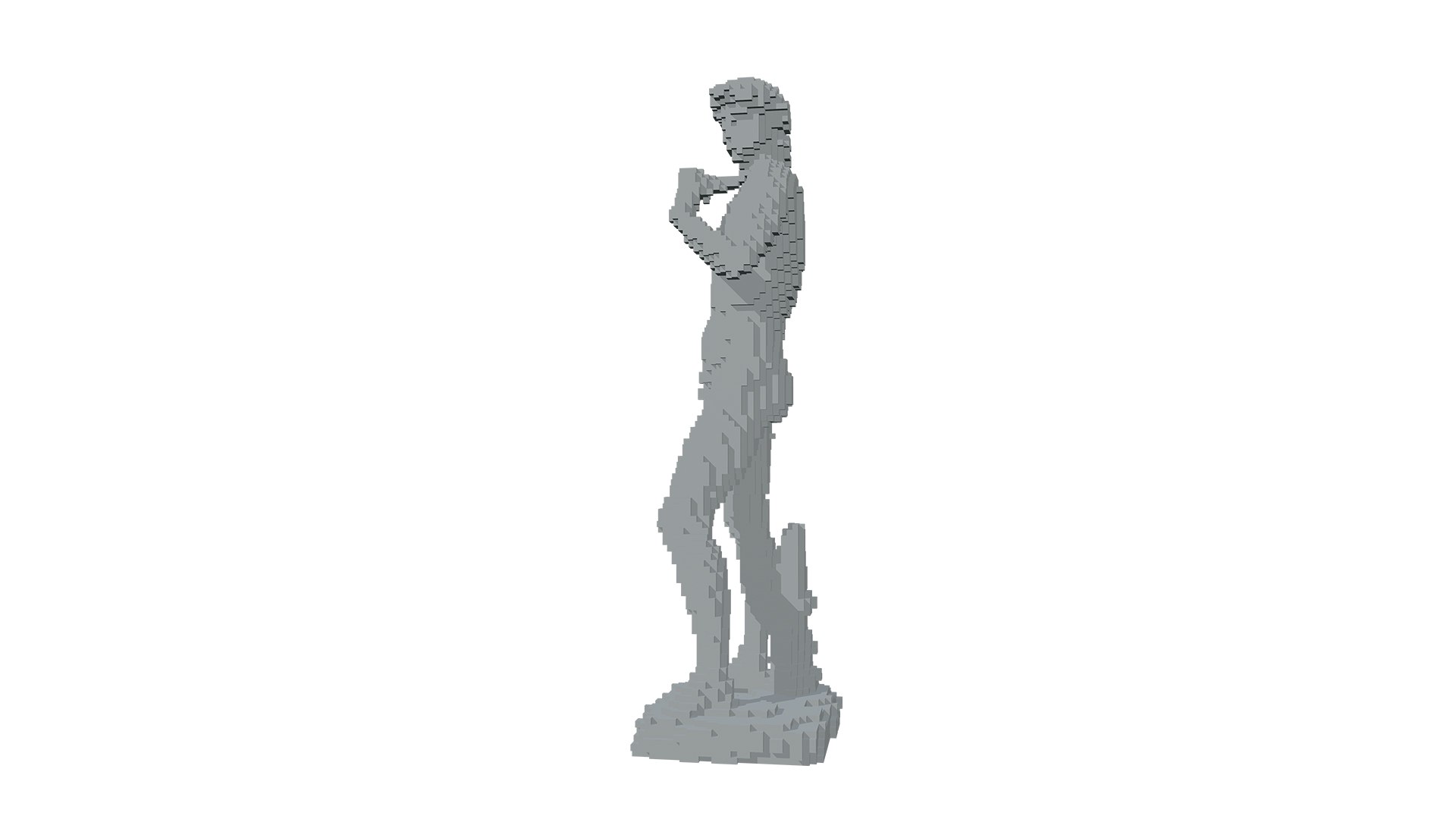 3D Pixel David Model - TurboSquid 1687123