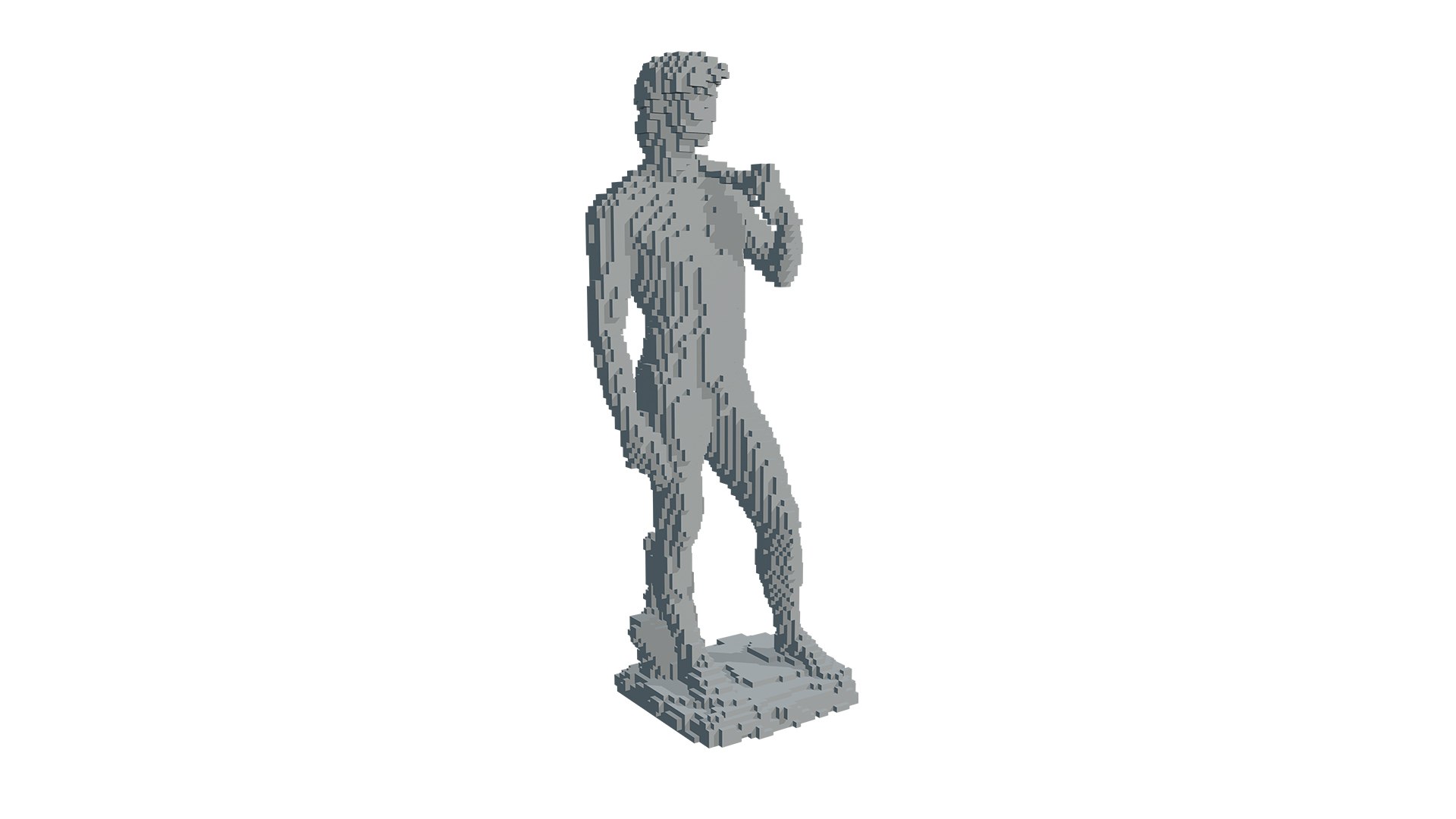 3D Pixel David Model - TurboSquid 1687123
