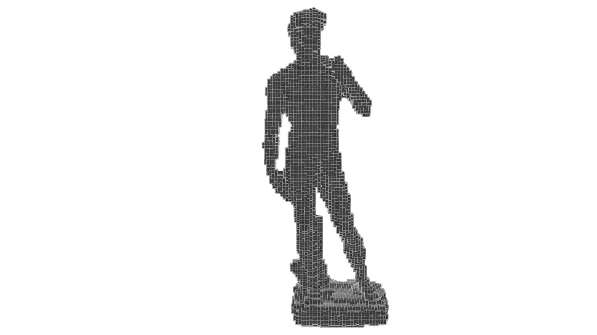3D Pixel David Model - TurboSquid 1687123
