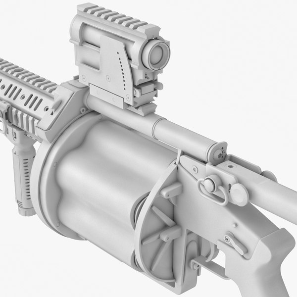 modelo 3d Milkor MGL-140 Sin Materiales - TurboSquid 952455