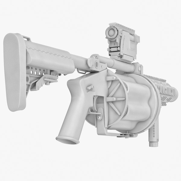 modelo 3d Milkor MGL-140 Sin Materiales - TurboSquid 952455