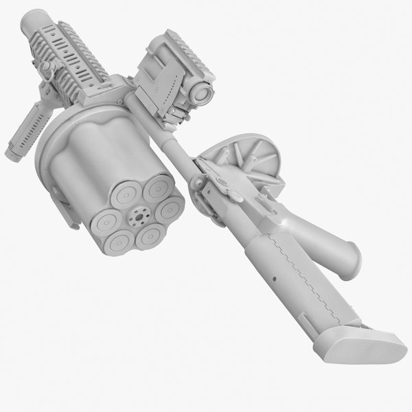 modelo 3d Milkor MGL-140 Sin Materiales - TurboSquid 952455