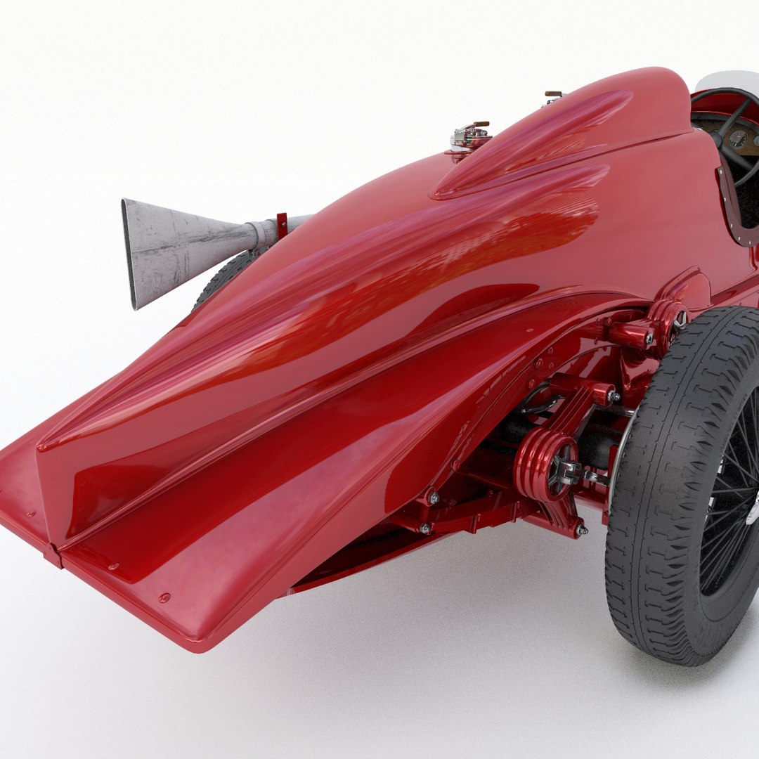 3d Bentley Birkin Blower 1929 Model