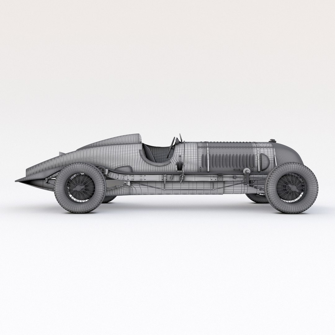3d Bentley Birkin Blower 1929 Model