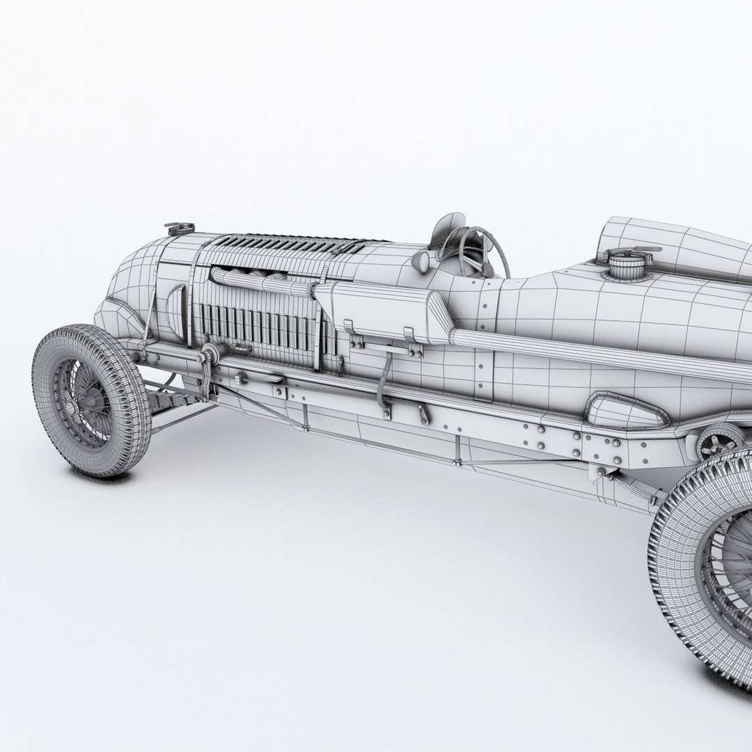 3d Bentley Birkin Blower 1929 Model