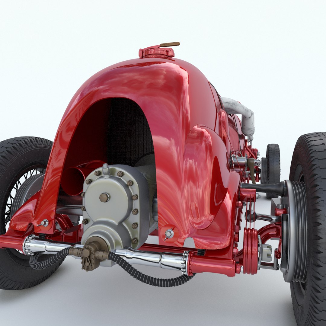 3d Bentley Birkin Blower 1929 Model