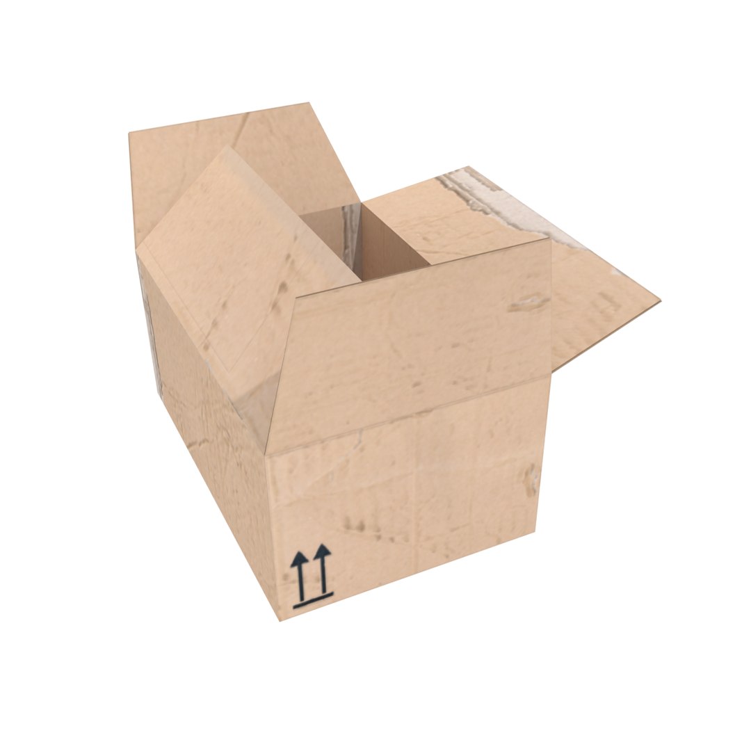 Free Carton Box Model - TurboSquid 1968039