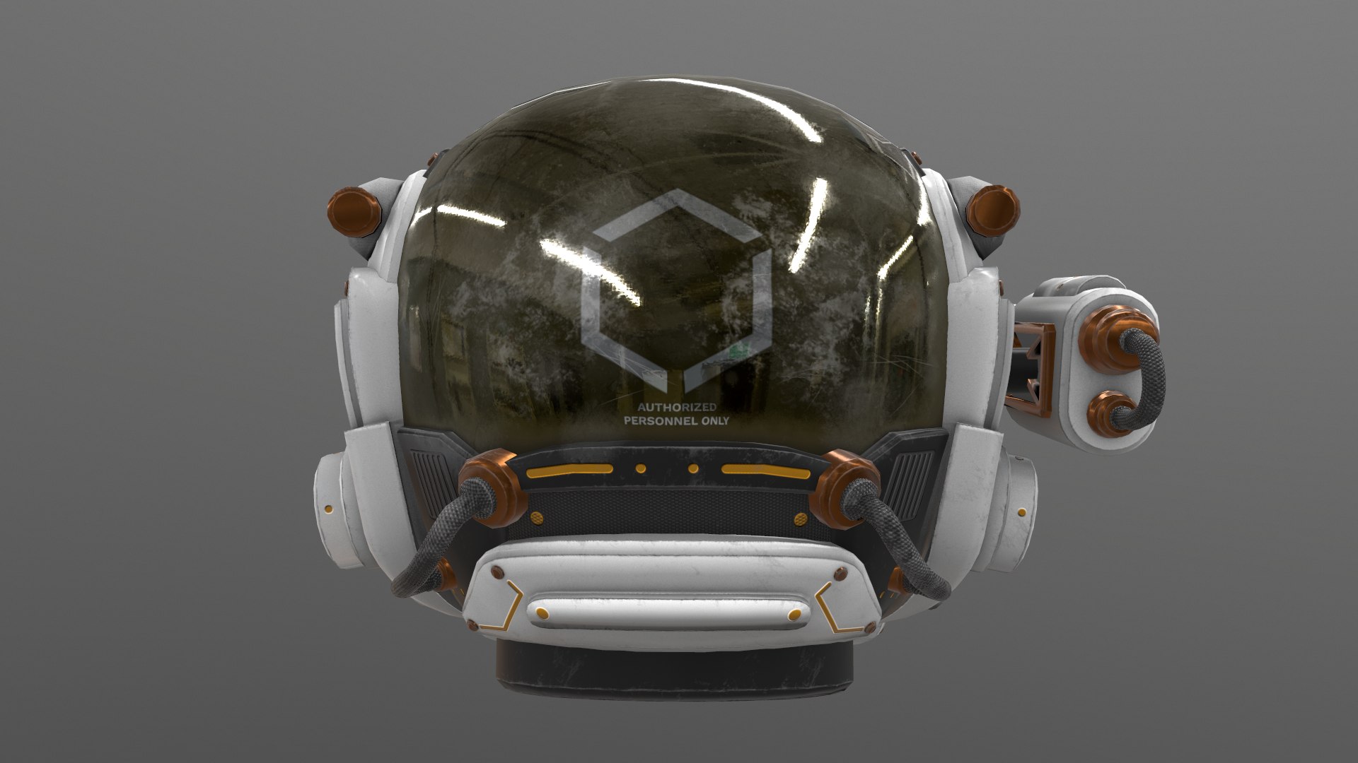 3D Model SPACE HELMET - TurboSquid 2312171