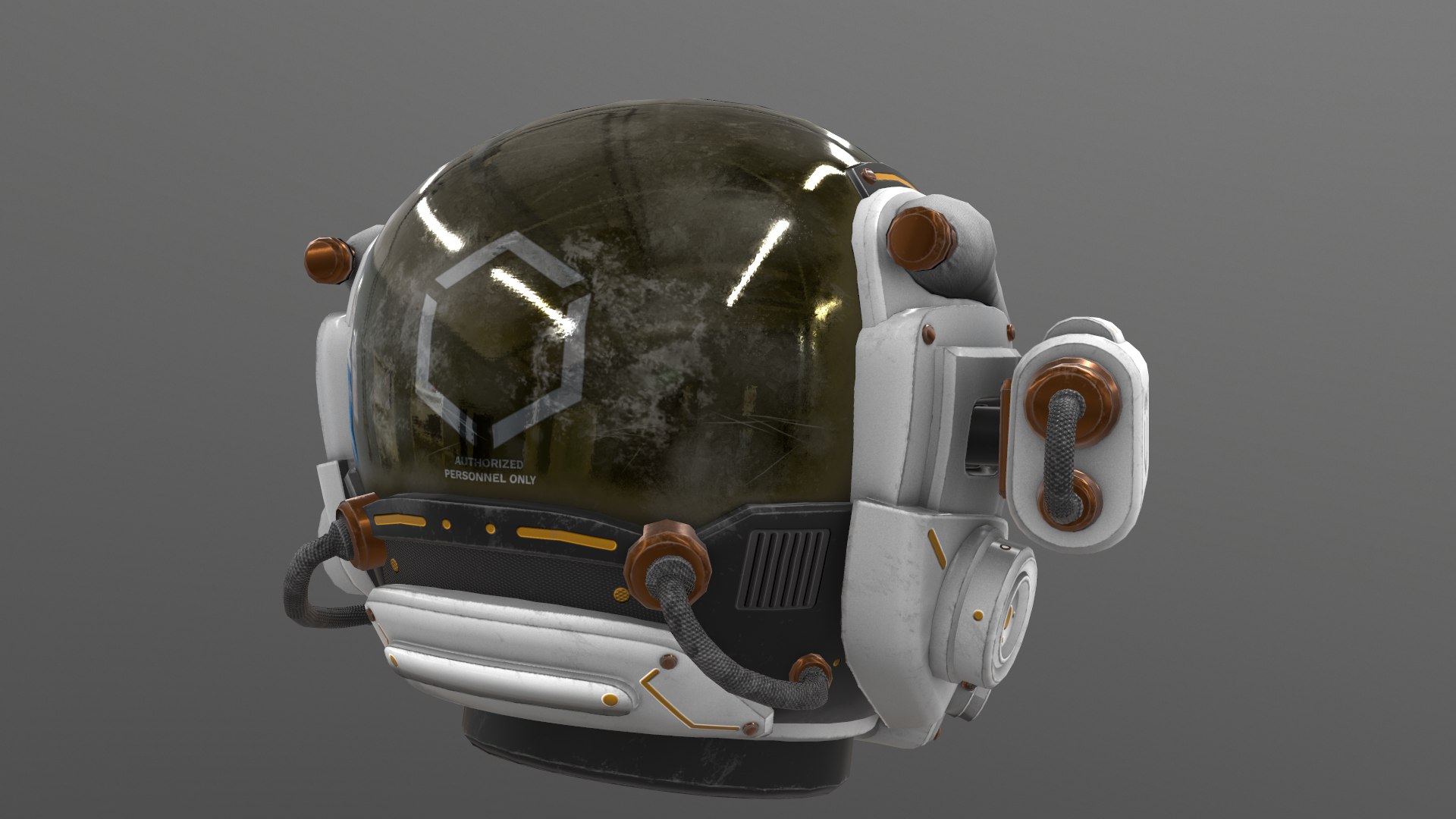 3D Model SPACE HELMET - TurboSquid 2312171