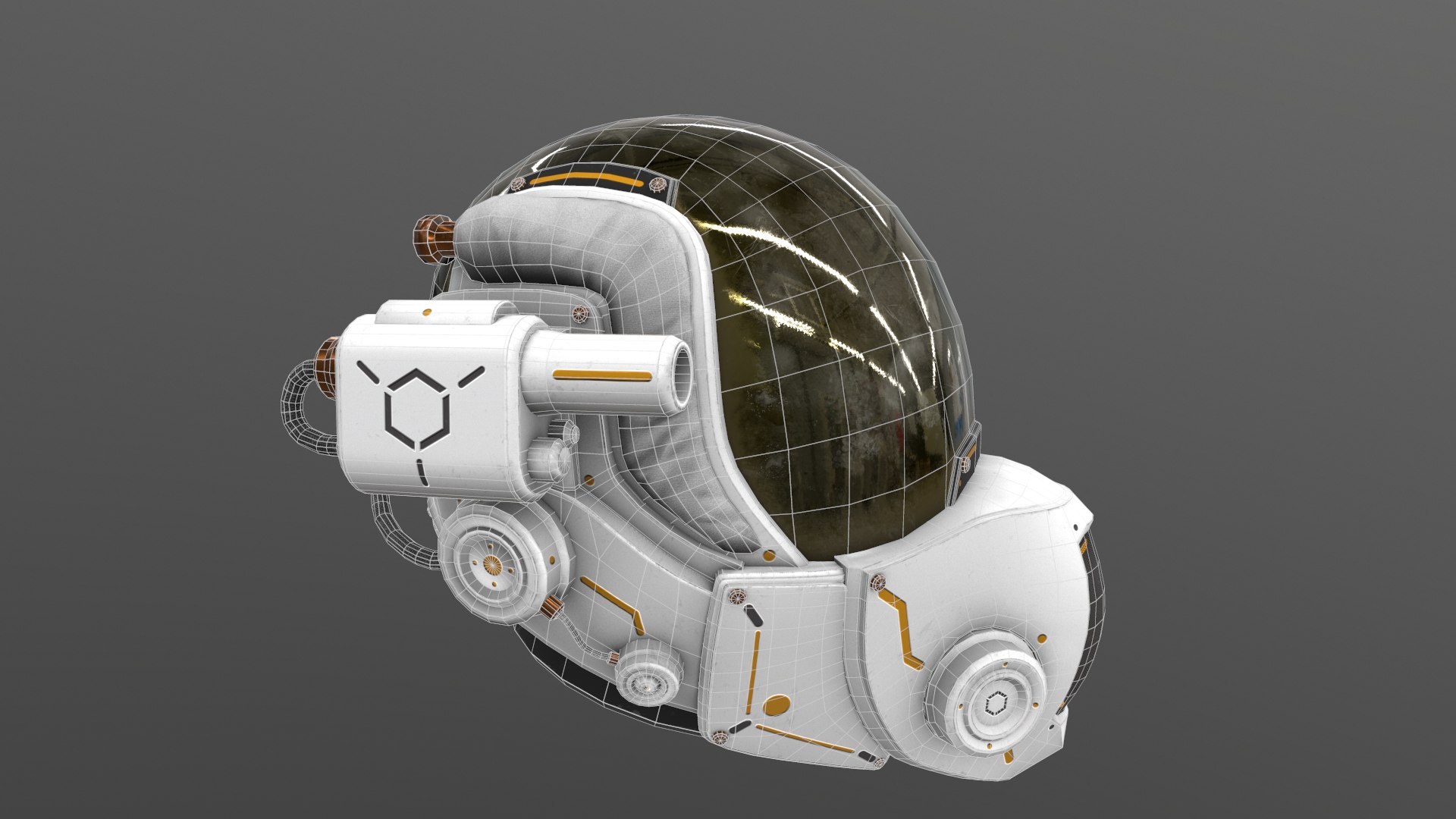 3D Model SPACE HELMET - TurboSquid 2312171