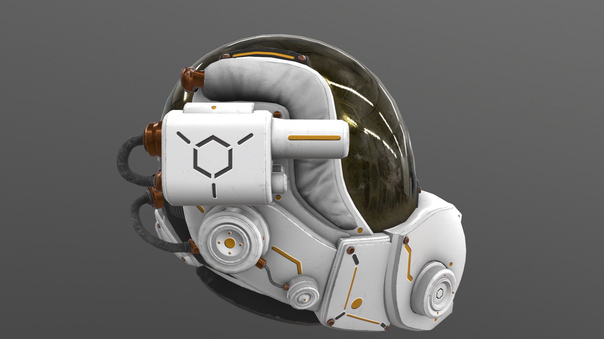 3D Model SPACE HELMET - TurboSquid 2312171