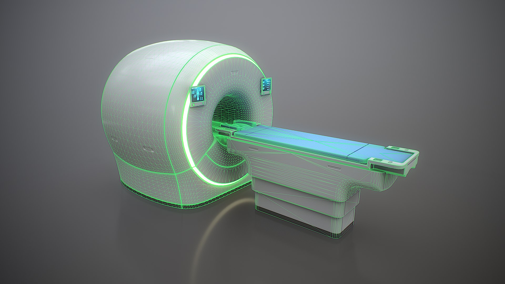 3D MRI Scanner MRT Low-poly Model - TurboSquid 2337858