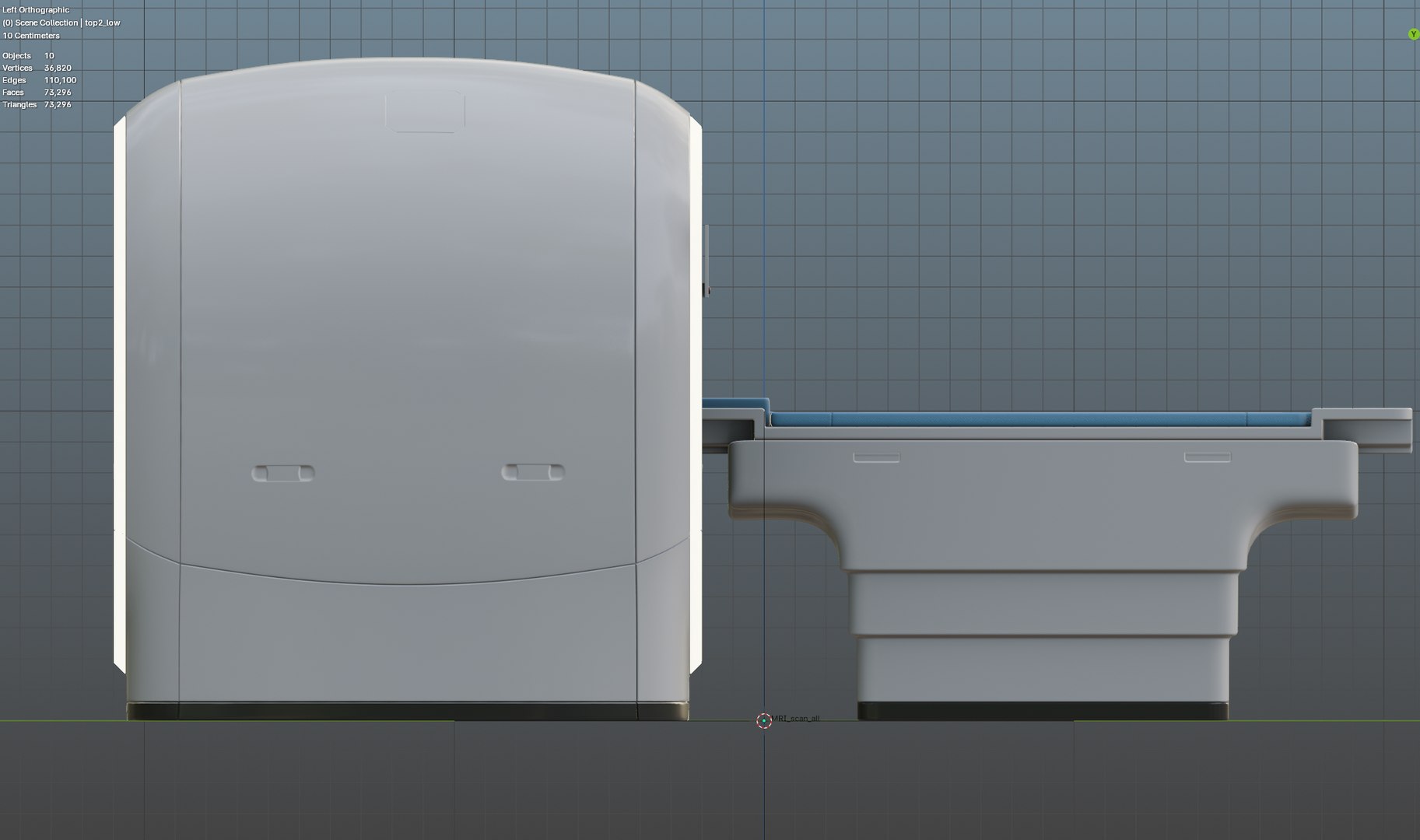 3D MRI Scanner MRT Low-poly Model - TurboSquid 2337858