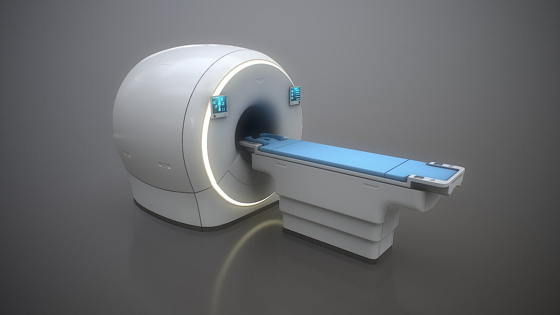 3D MRI Scanner MRT Low-poly Model - TurboSquid 2337858