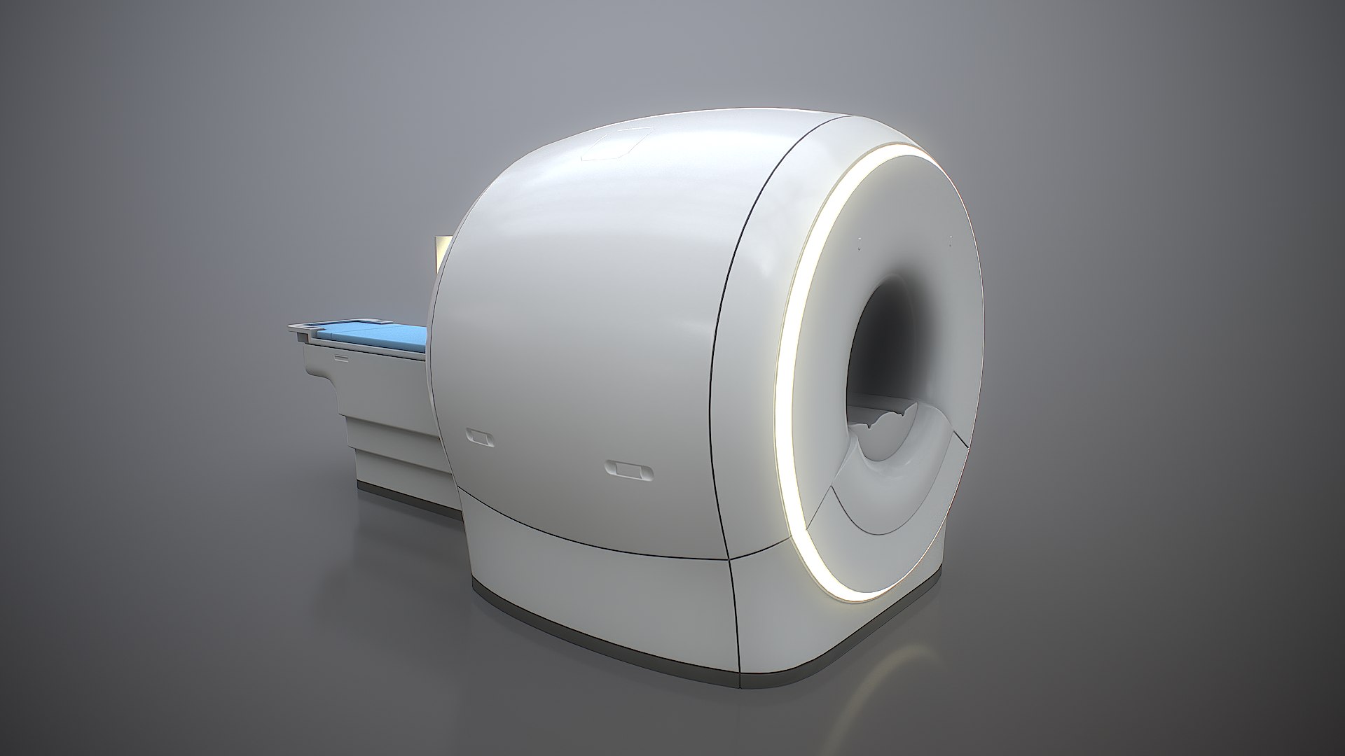 3D MRI Scanner MRT Low-poly Model - TurboSquid 2337858