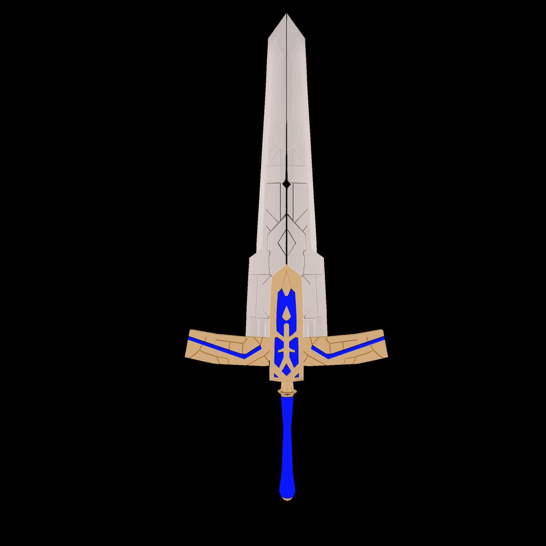 Fate Grand Order Sword 3D - TurboSquid 1356313